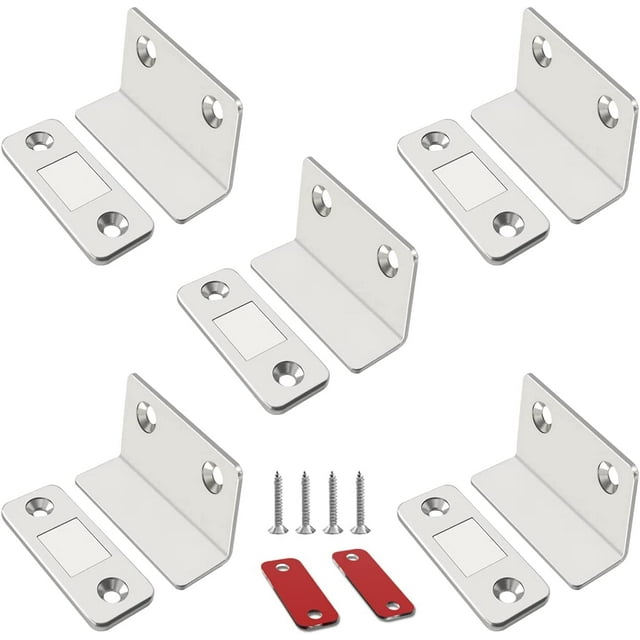 Cabinet Magnetic Catch L-Shaped Ultra Thin Cabinet Door Magnetic Catch ...