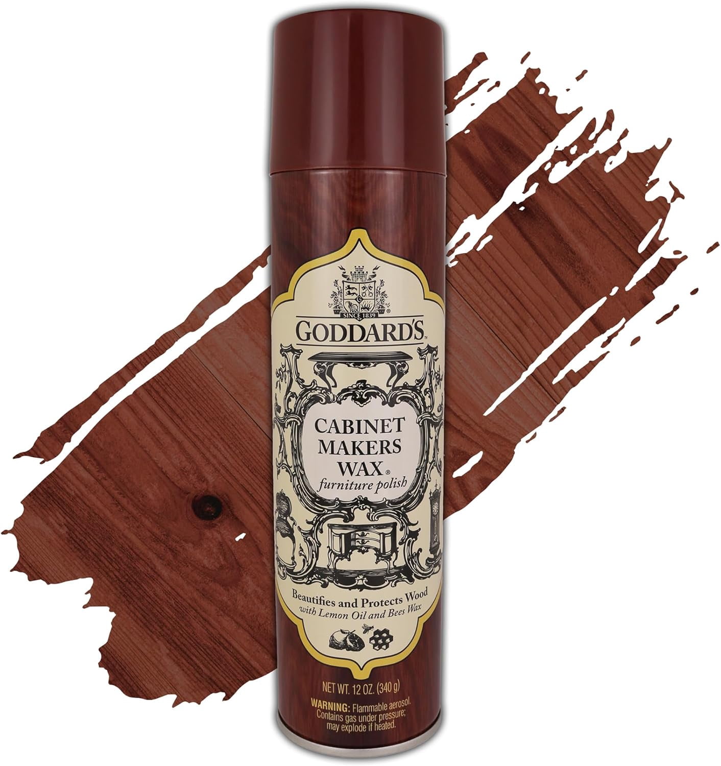 Cabinet Makers Wax Spray, Wood Furniture Polish, Conditioner and Dust ...
