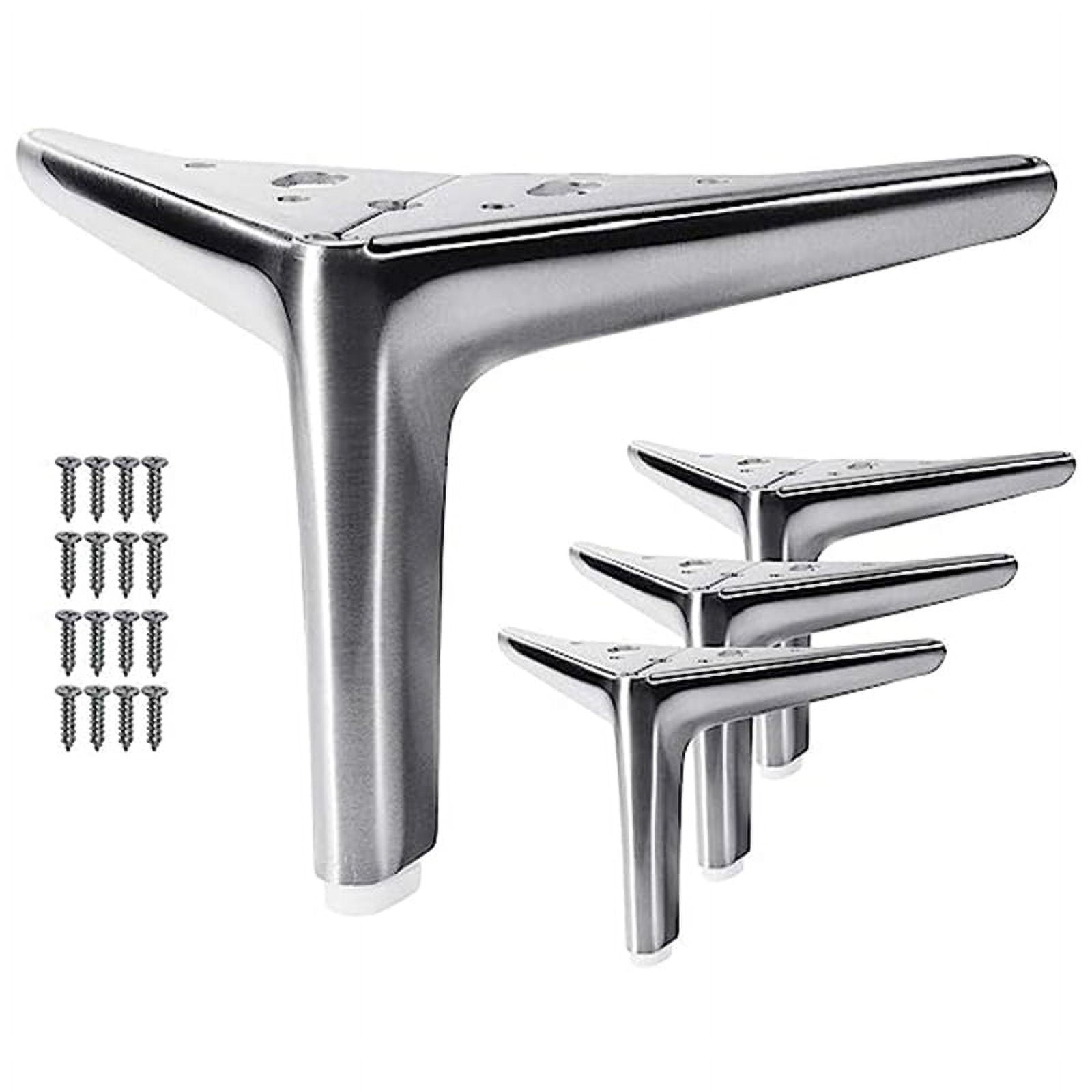 Cabinet Metal Feet Modern Furniture Feet(Silver) - Walmart.com