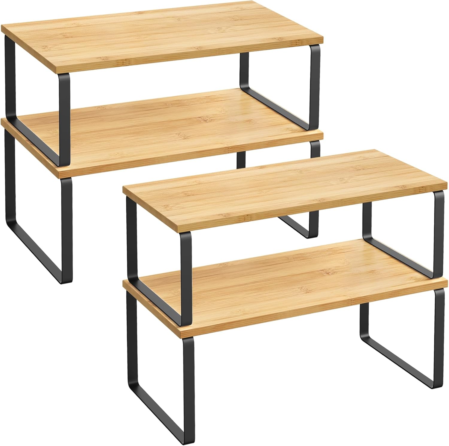 Cabinet Organizer Shelf, Kitchen Counter Shelves, Kitchen Storage ...