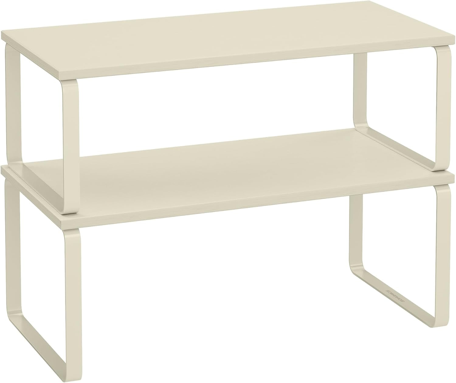 Cabinet Organizer Shelf, Set of 2 Kitchen Counter Shelves, Kitchen ...