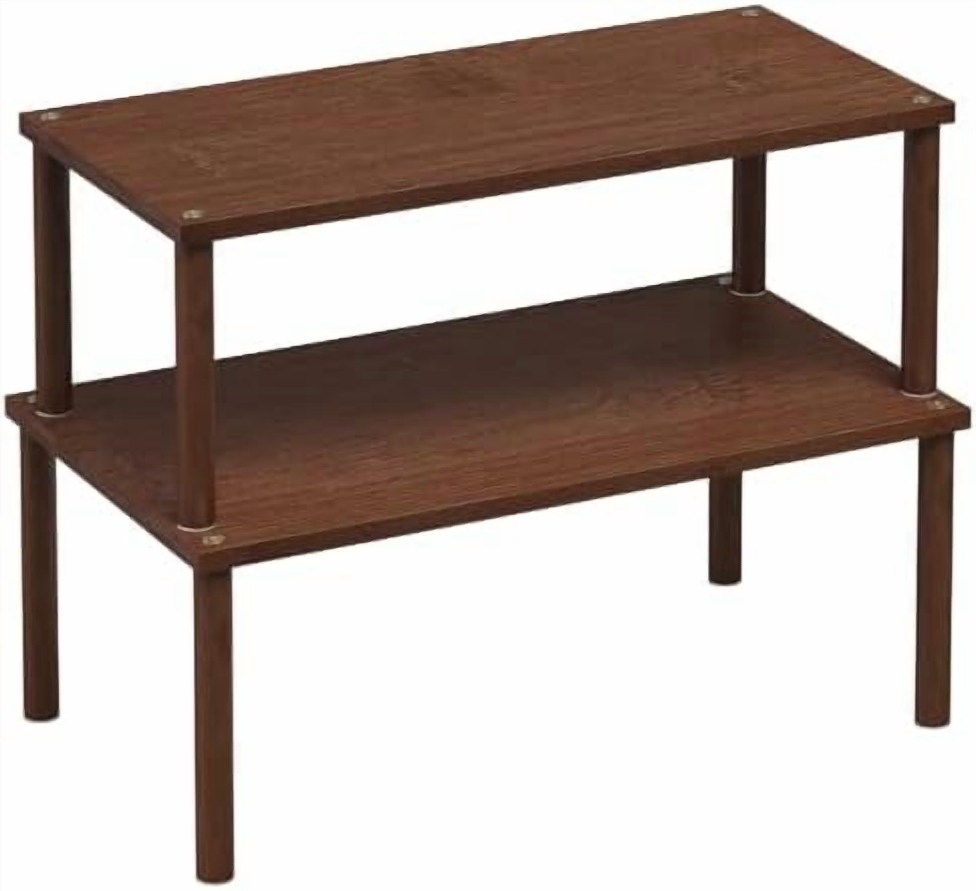 Cabinet Organizer Shelf(Set of 2),Kitchen Counter Shelves,Bamboo Spice ...