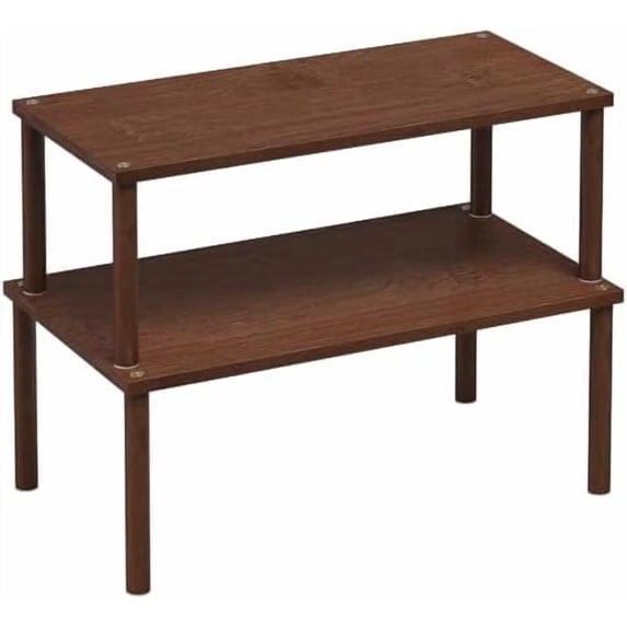 Cabinet Organizer Shelf(Set of 2),Kitchen Counter Shelves,Bamboo Spice ...