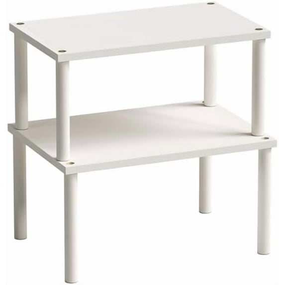 Cabinet Organizer Shelf(Set of 2),Kitchen Counter Shelves,Bamboo Spice ...