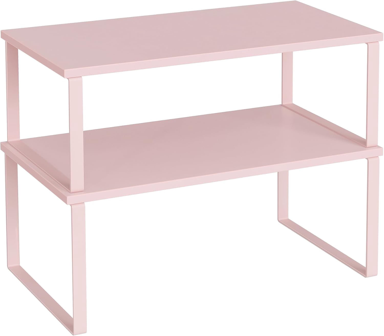 Cabinet Organizer Shelf, Set of 2 Kitchen Counter Shelves, Kitchen ...