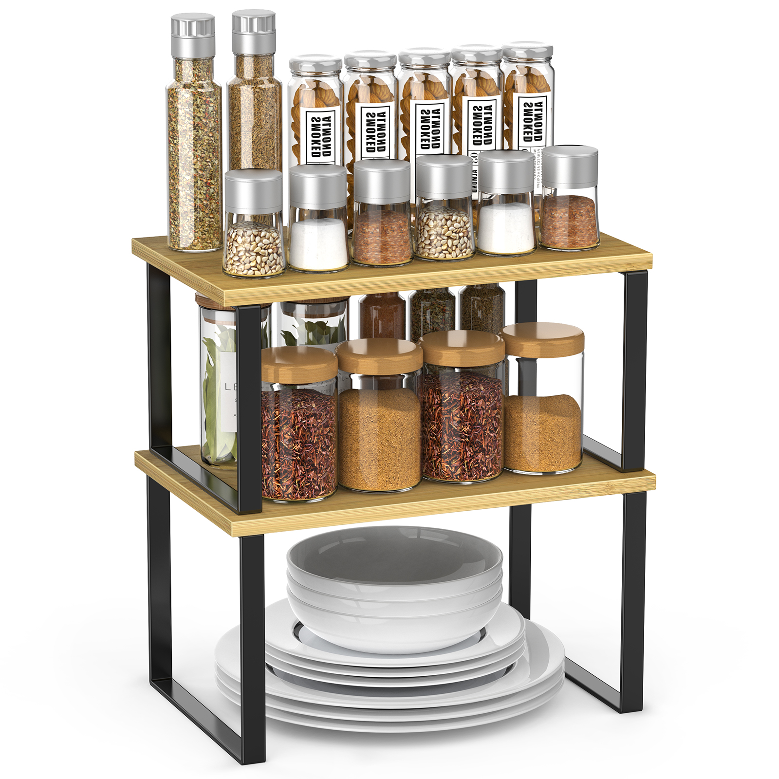 Counter Coffee Bar Organizer, Coffee Station Organizer for Countertop ...