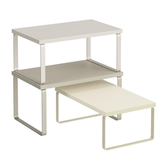 Cabinet Organizer Shelf Set of 3, Kitchen Counter Storage Shelves ...