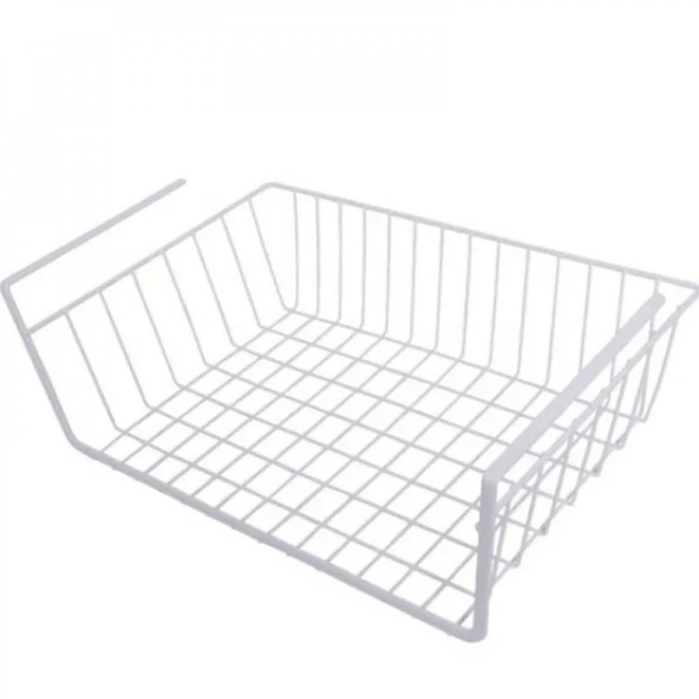 Cabinet Organizer Under Counter Hanging Basket Adjustable Space Saver ...