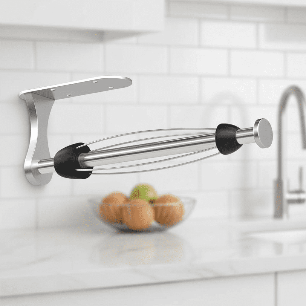 Under Cabinet Paper Towel Holder with One-Handed Tear, Wall Mount ...