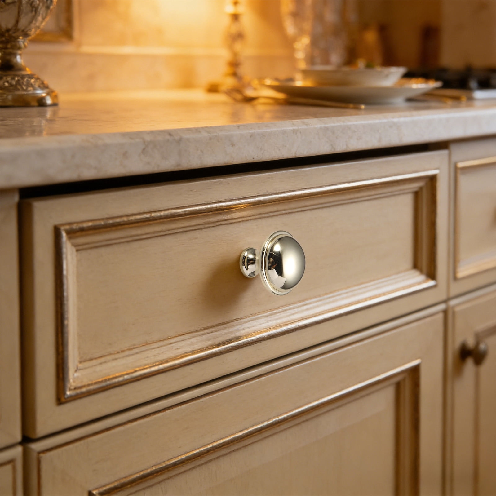 Cabinet Pull Handle, Metal Gold Drawer Pull for Wardrobe Door Handle ...