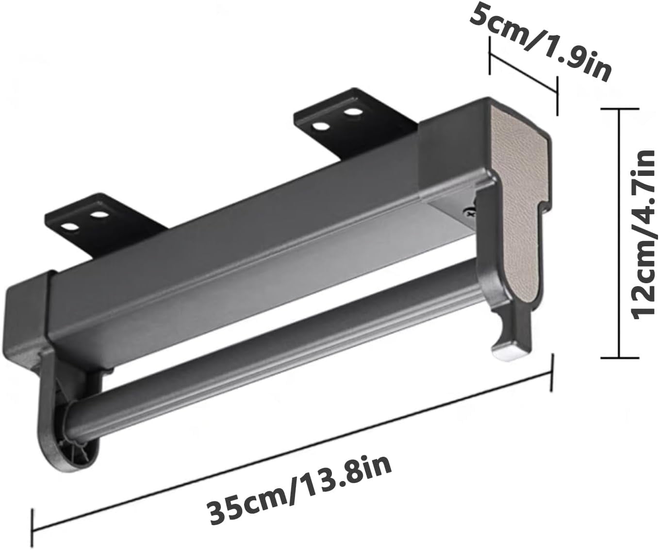 Cabinet Pull Out Clothes Hanger, Wardrobe Hanger With Non-Slip Strip ...