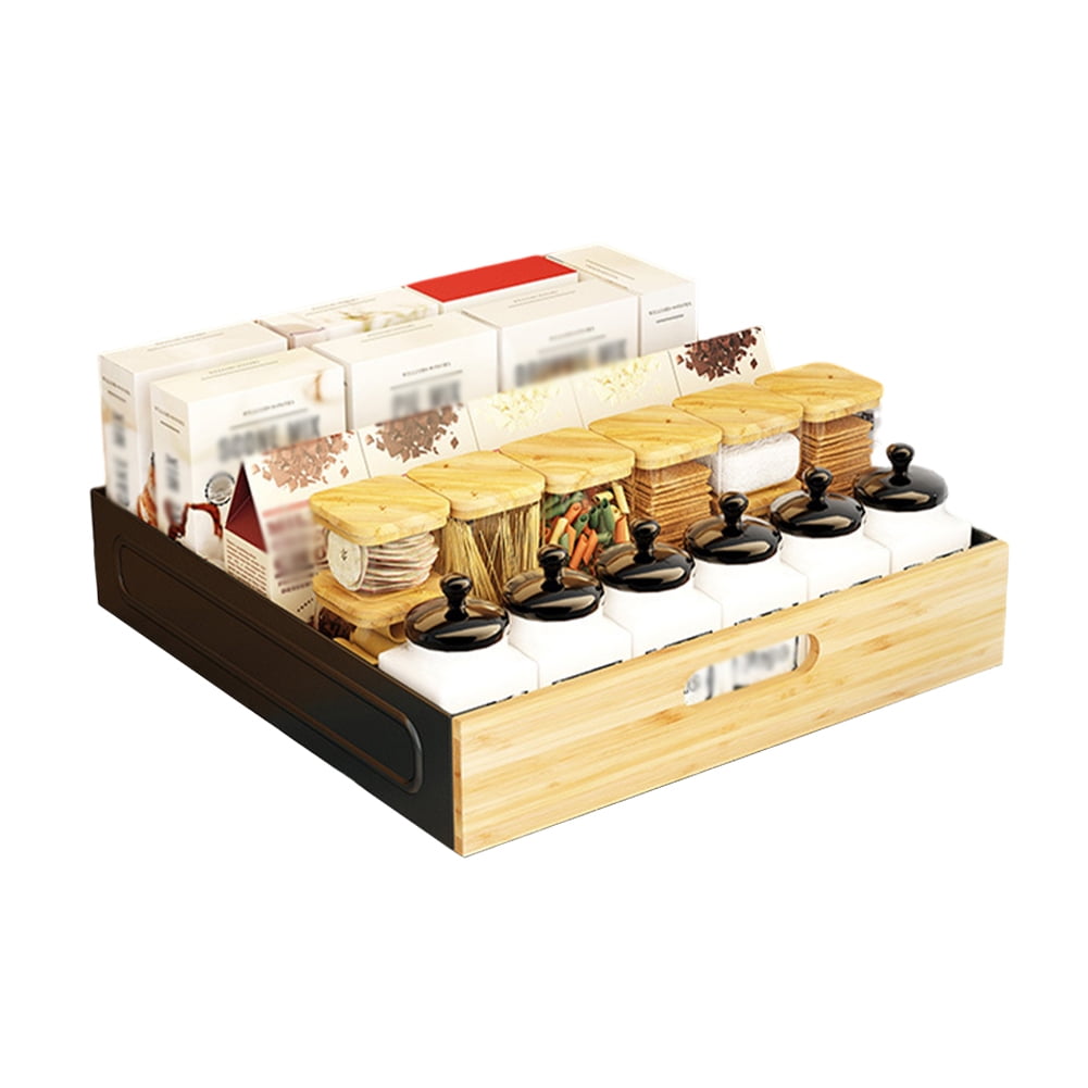 Cabinet Pull Out Drawer Carbon Steel Slide-Out Shelves Pull Out Cabinet ...