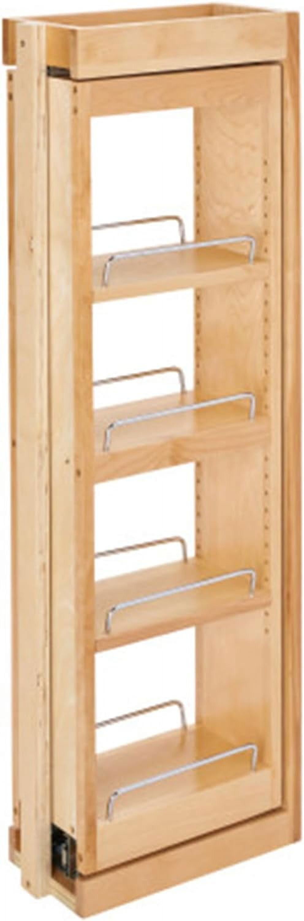 Cabinet Pull Out Wall Filler Wooden Organizer Slide Out Pantry Storage ...