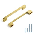 Cabinet Pulls 6-1/4 Inch Hole Spacing Wide Base Kitchen Cabinet Handles ...