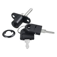 Perko 1280DP0CHR Chrome Plated Zinc Flush Cup Rim Latch Set with Flush ...