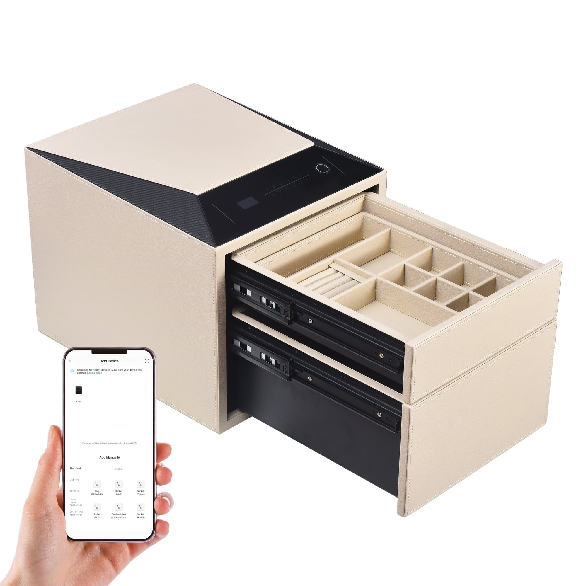 Biometric Safe for Jewelry & Pistols - Home Digital Safe with ...