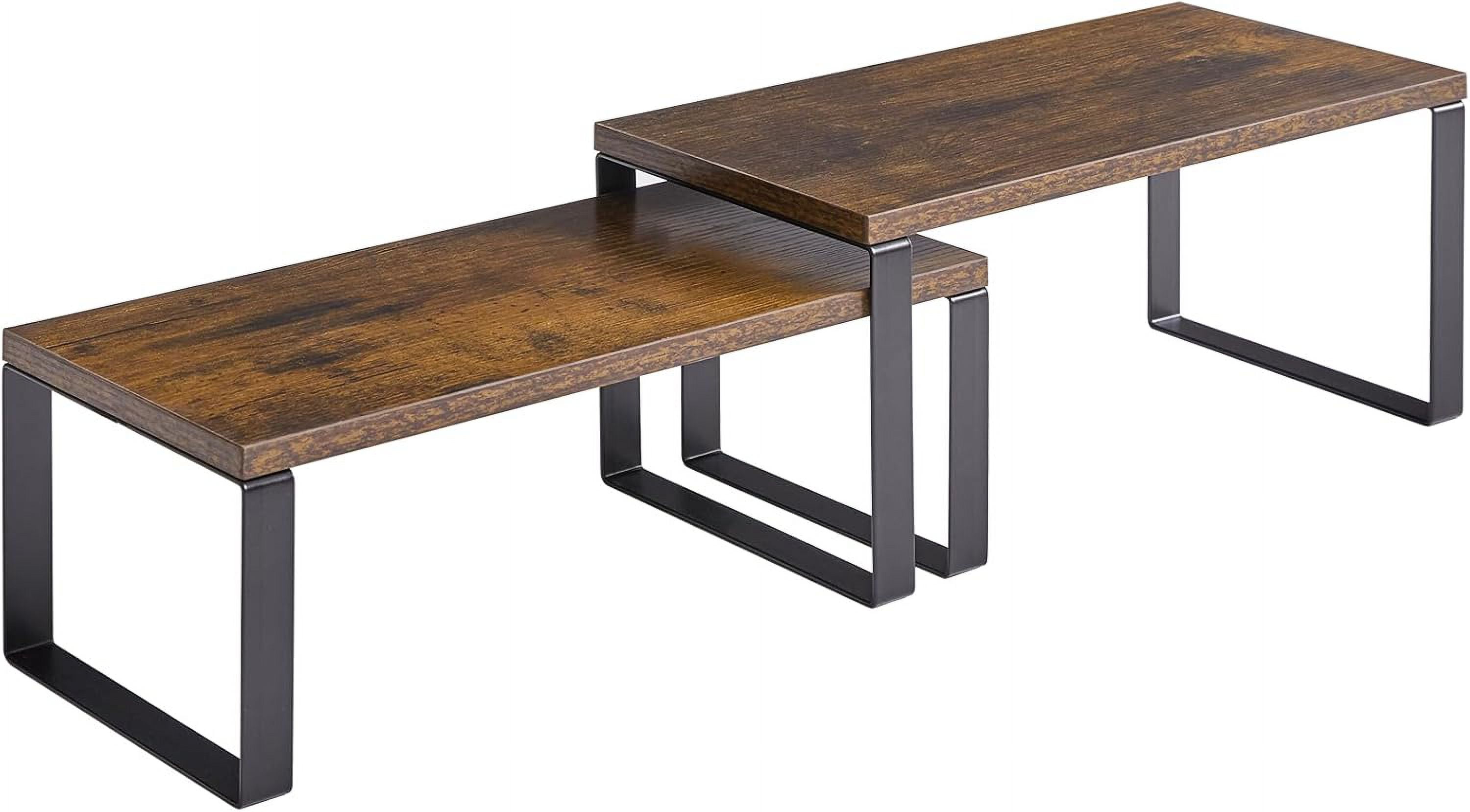 Cabinet Shelf Organizer, Countertop Shelves Set of 2, Kitchen Spice ...