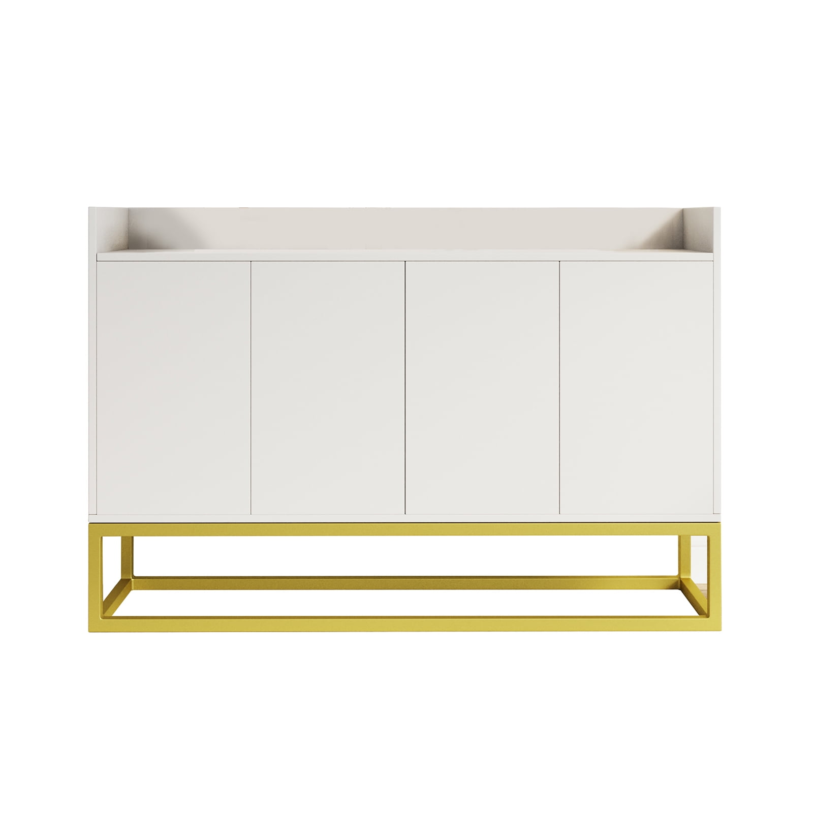 Cabinet Sideboard Modern Sideboards Buffets With Storage 4 Door Stylish ...