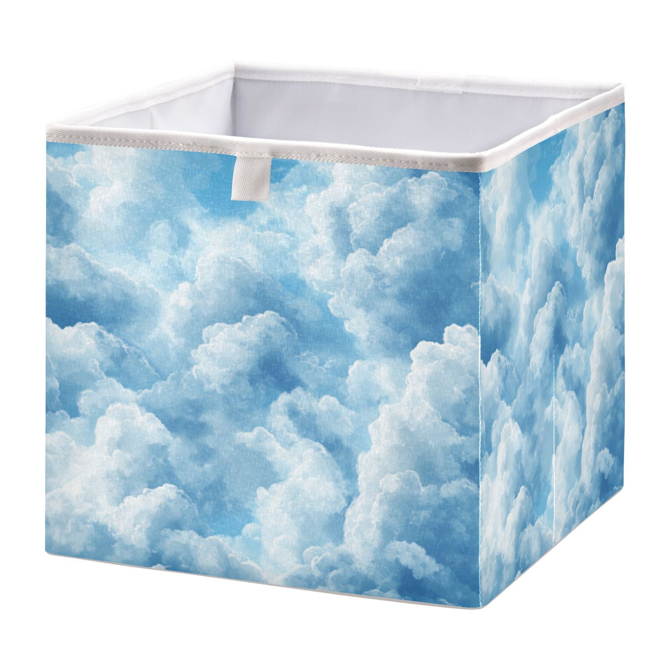 Cabinet Storage Basket 11.02x11.02x11.02 Inches Storage Box Foldable ...