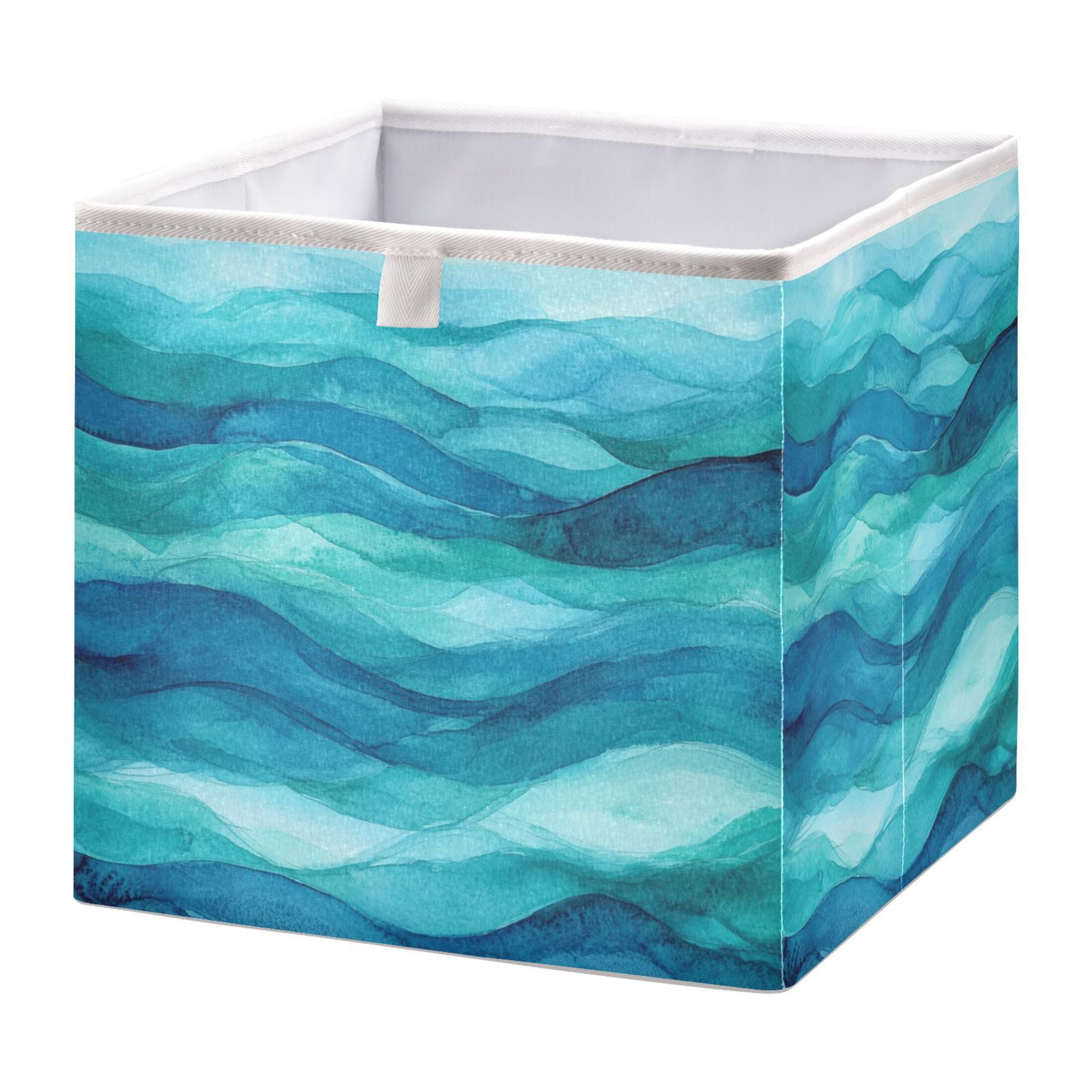 Cabinet Storage Basket 11.02x11.02x11.02 Inches Storage Box Foldable ...