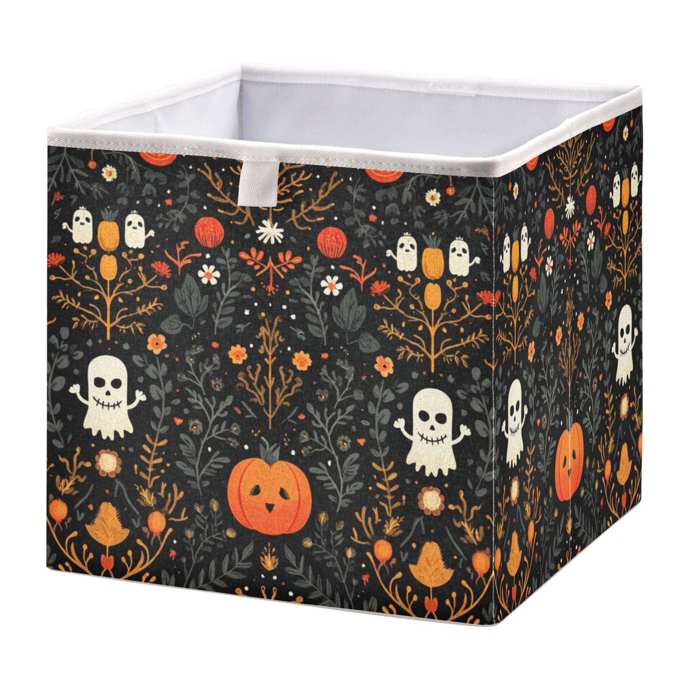 Cabinet Storage Basket 11.02x11.02x11.02 Inches Storage Box Foldable ...