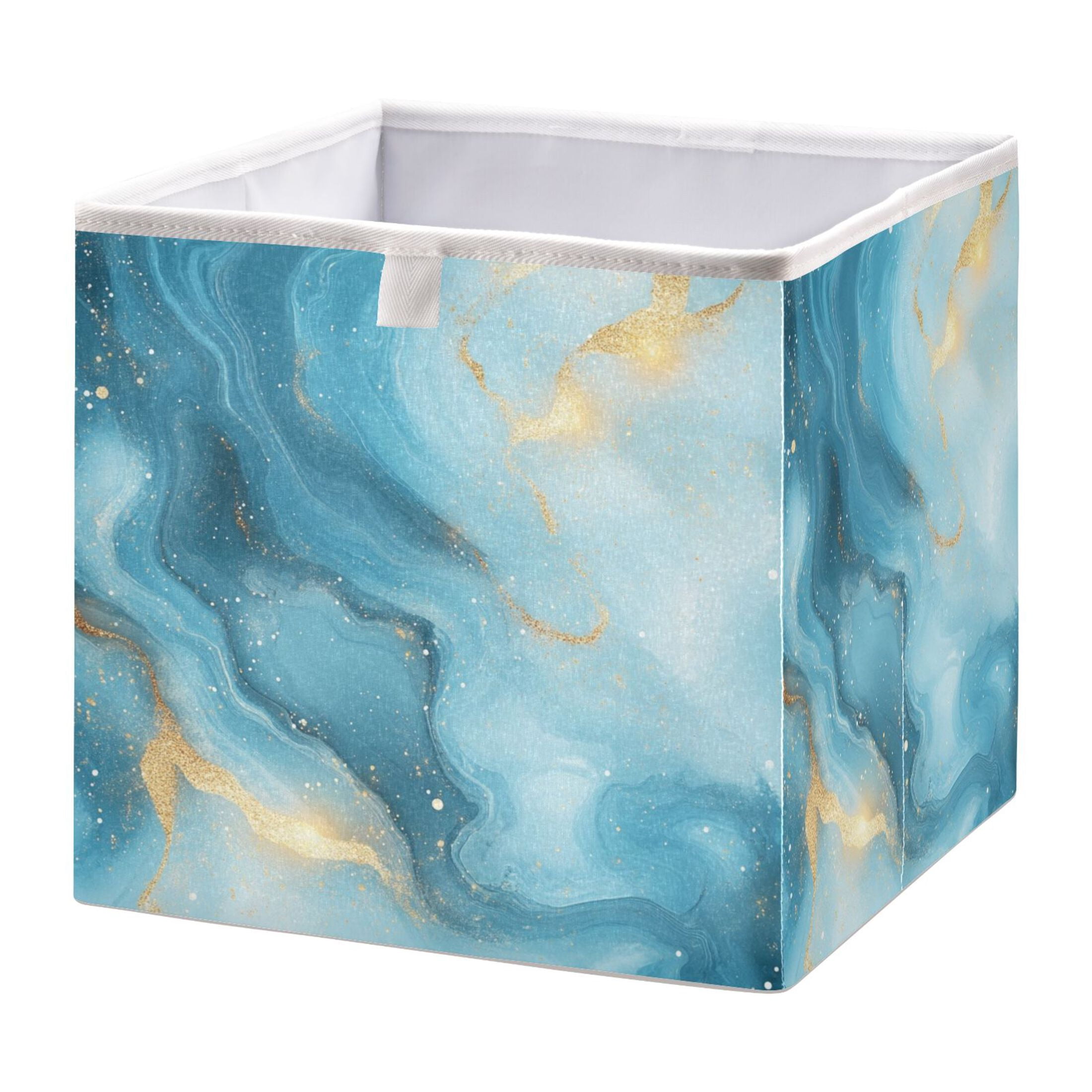 Cabinet Storage Basket 11.02x11.02x11.02 Inches Storage Box Foldable ...