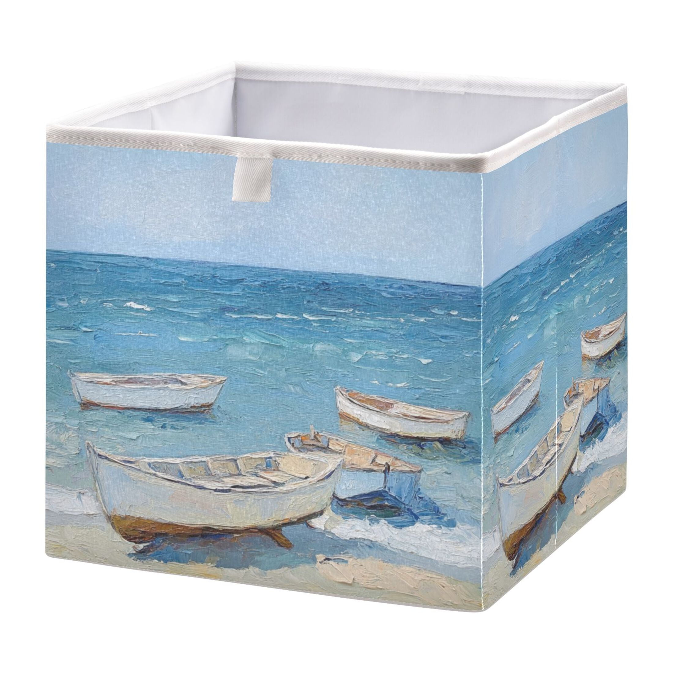 Cabinet Storage Basket 11.02x11.02x11.02 Inches Storage Box Foldable ...