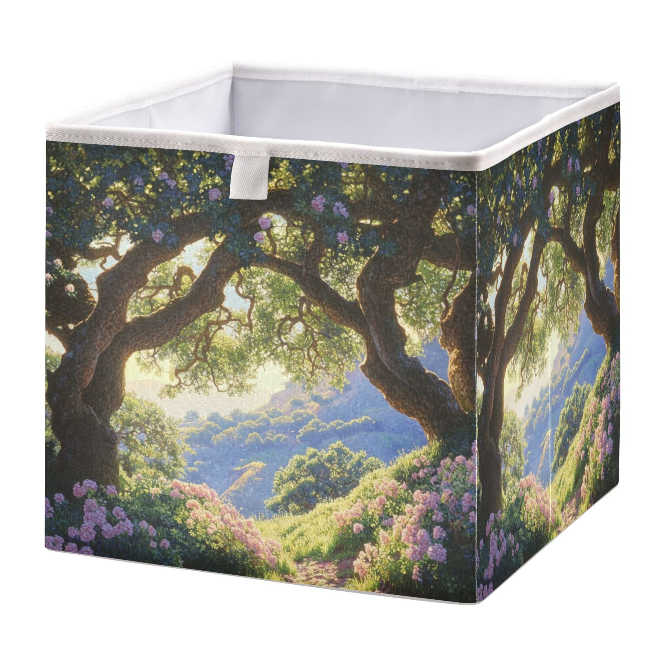 Cabinet Storage Basket 11.02x11.02x11.02 Inches Storage Box Foldable ...