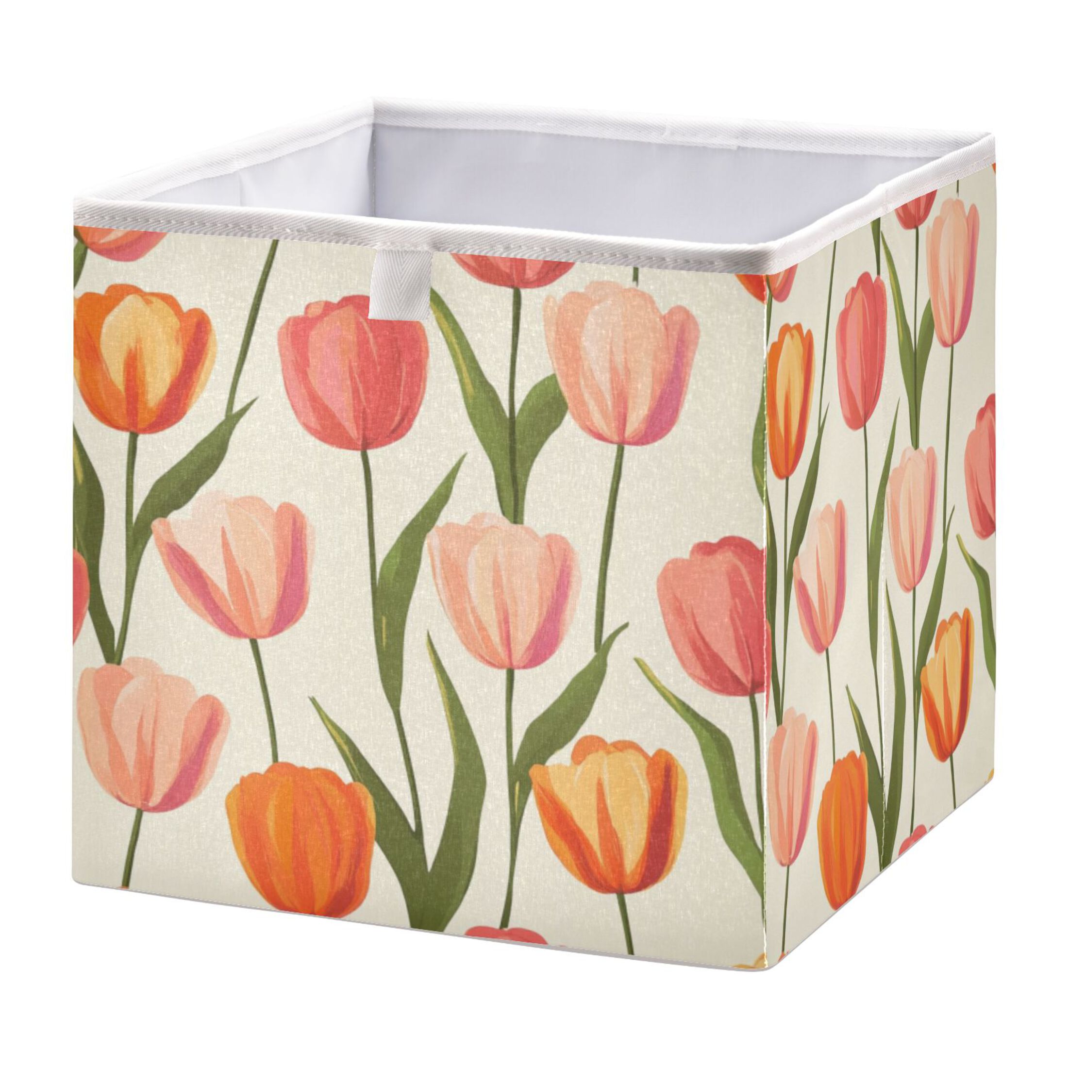 Cabinet Storage Basket 11.02x11.02x11.02 Inches Storage Box Foldable ...