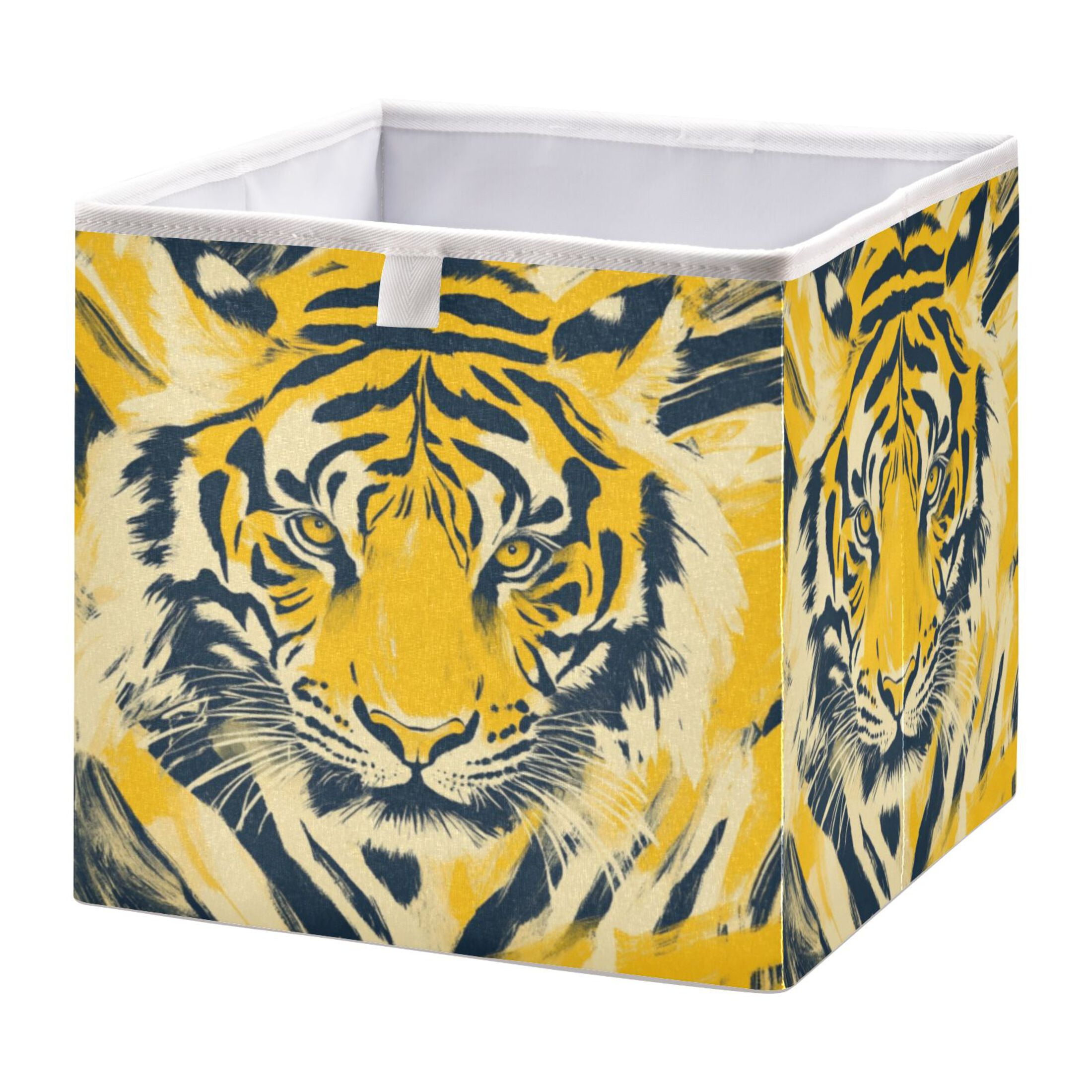 Cabinet Storage Basket 11.02x11.02x11.02 Inches Storage Box Foldable ...