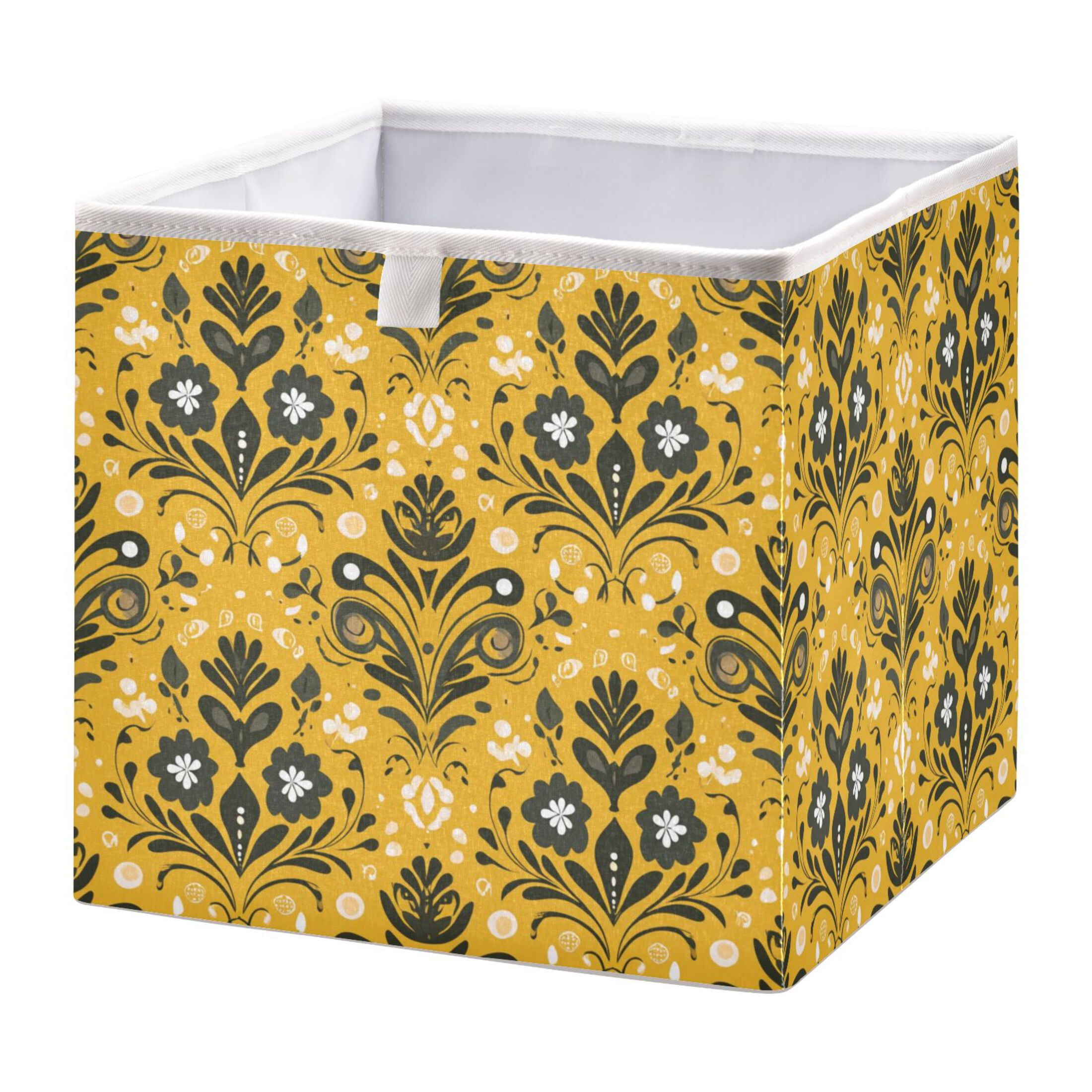 Cabinet Storage Basket 11.02x11.02x11.02 Inches Storage Box Foldable ...