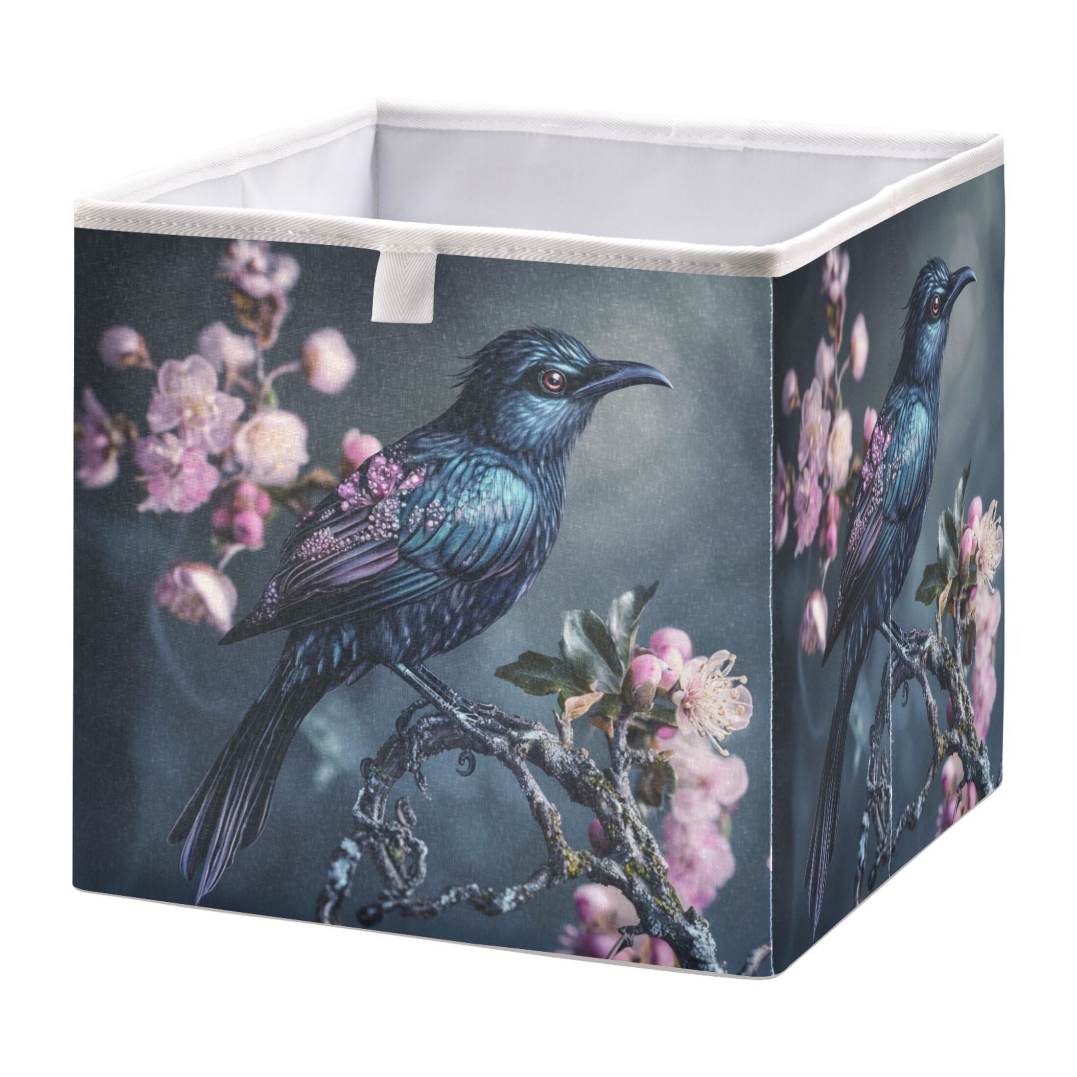 Cabinet Storage Basket 11.02x11.02x11.02 Inches Storage Box Foldable ...