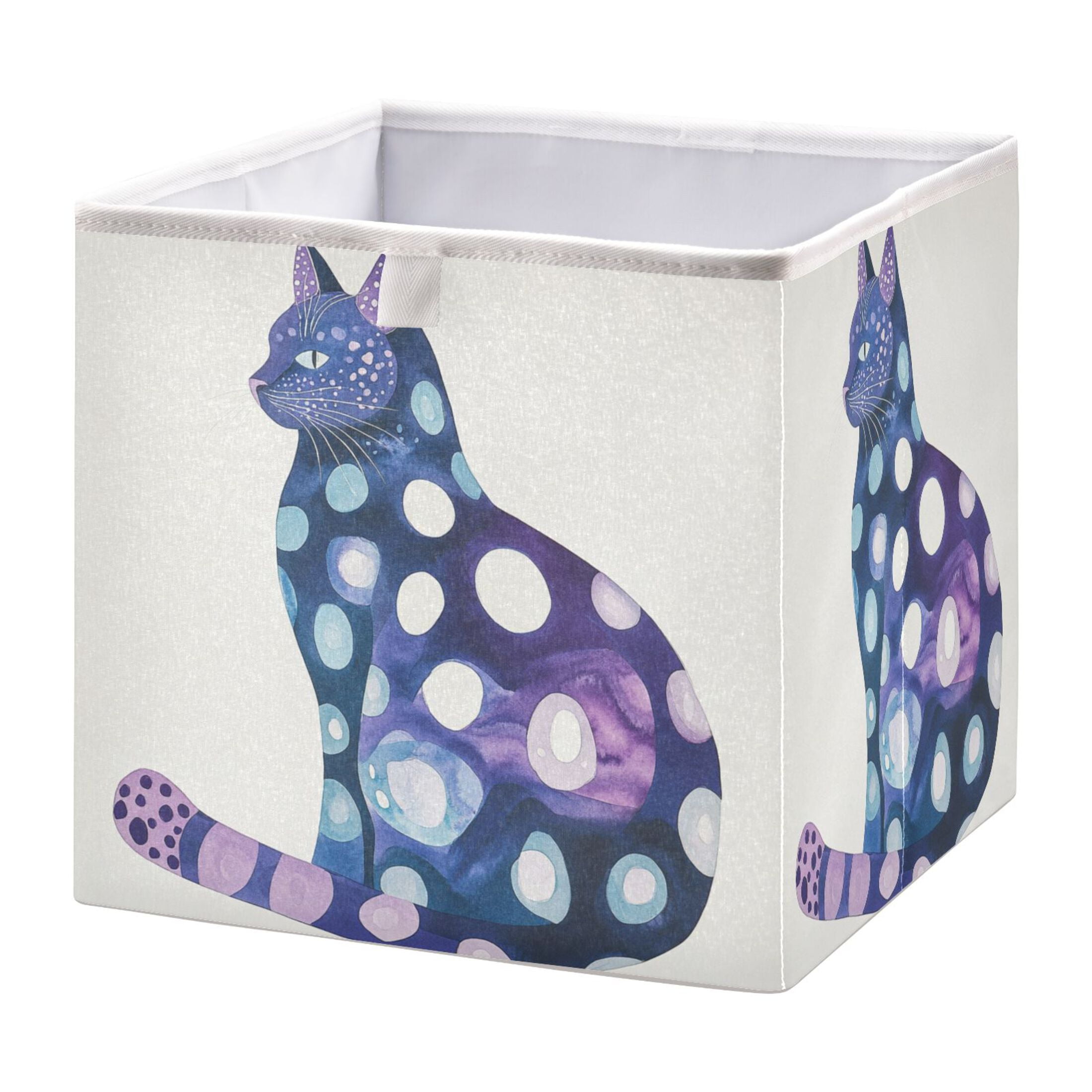 Cabinet Storage Basket 11.02x11.02x11.02 Inches Storage Box Foldable ...