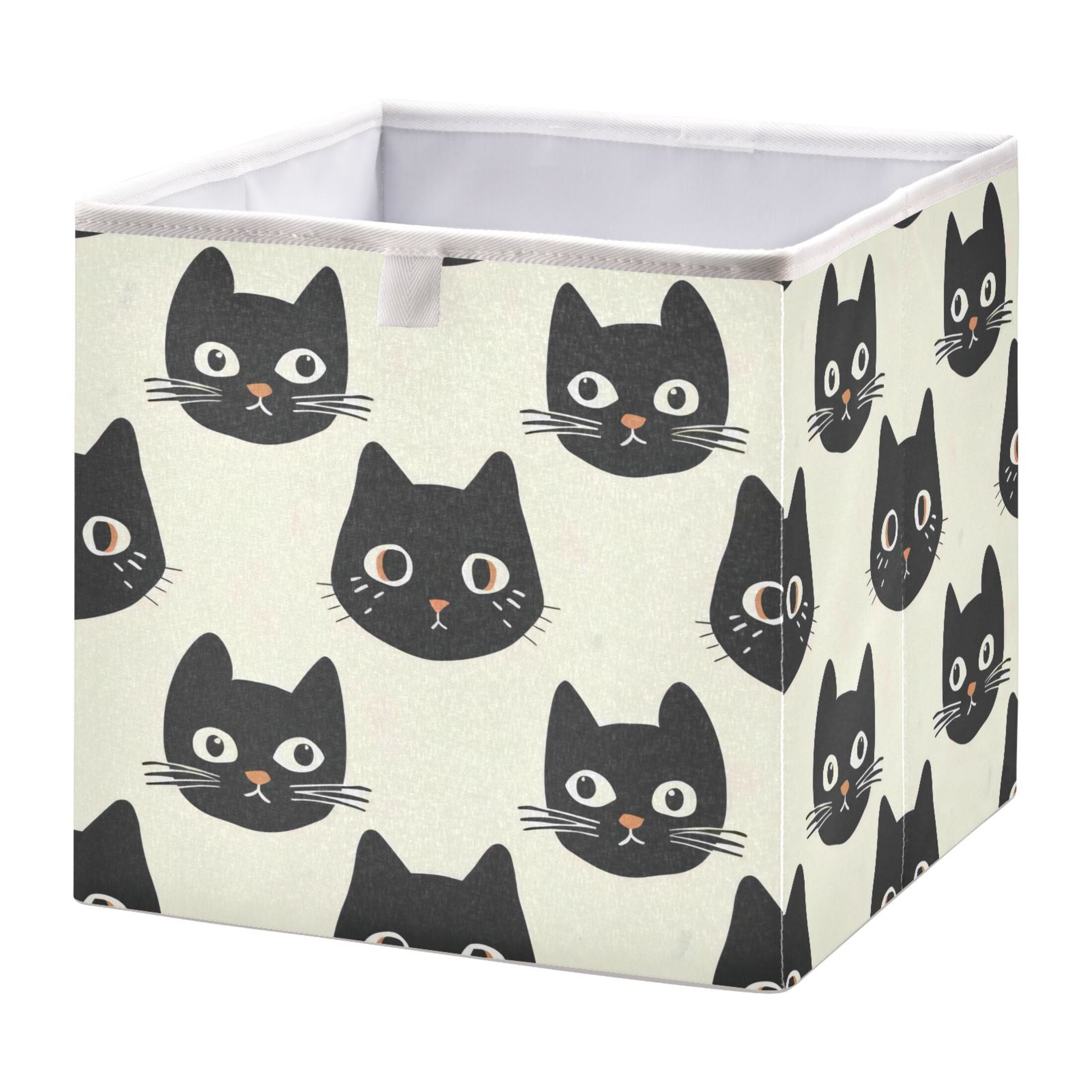 Cabinet Storage Basket 11.02x11.02x11.02 Inches Storage Box Foldable ...