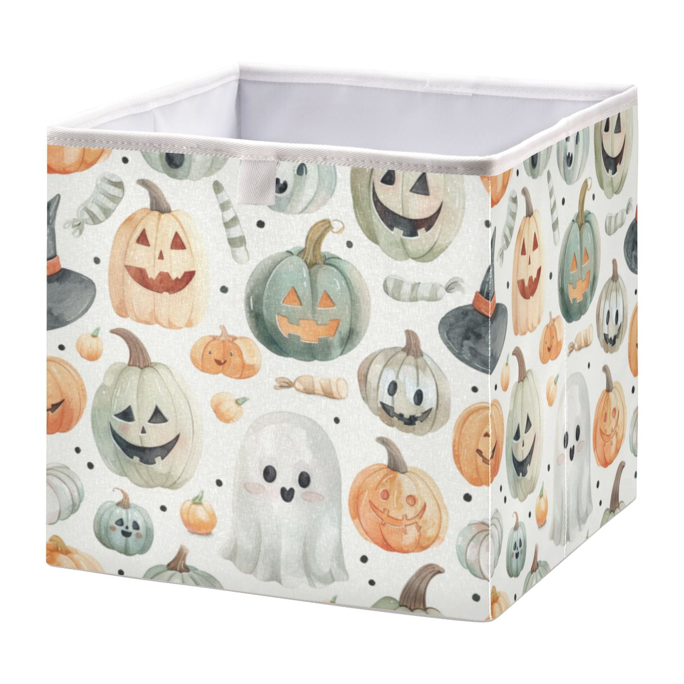 Cabinet Storage Basket 11.02x11.02x11.02 Inches Storage Box Foldable ...