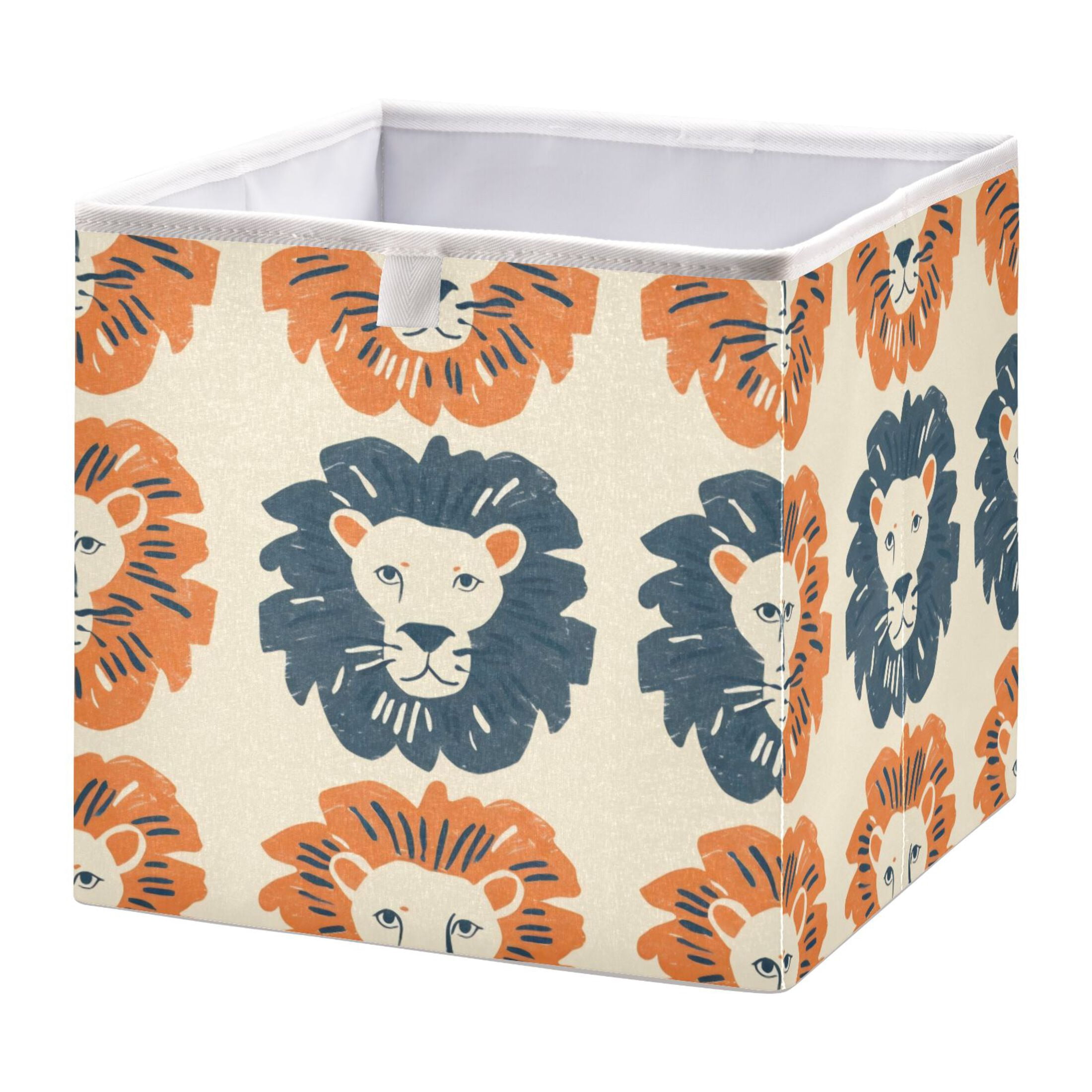 Cabinet Storage Basket 11.02x11.02x11.02 Inches Storage Box Foldable ...