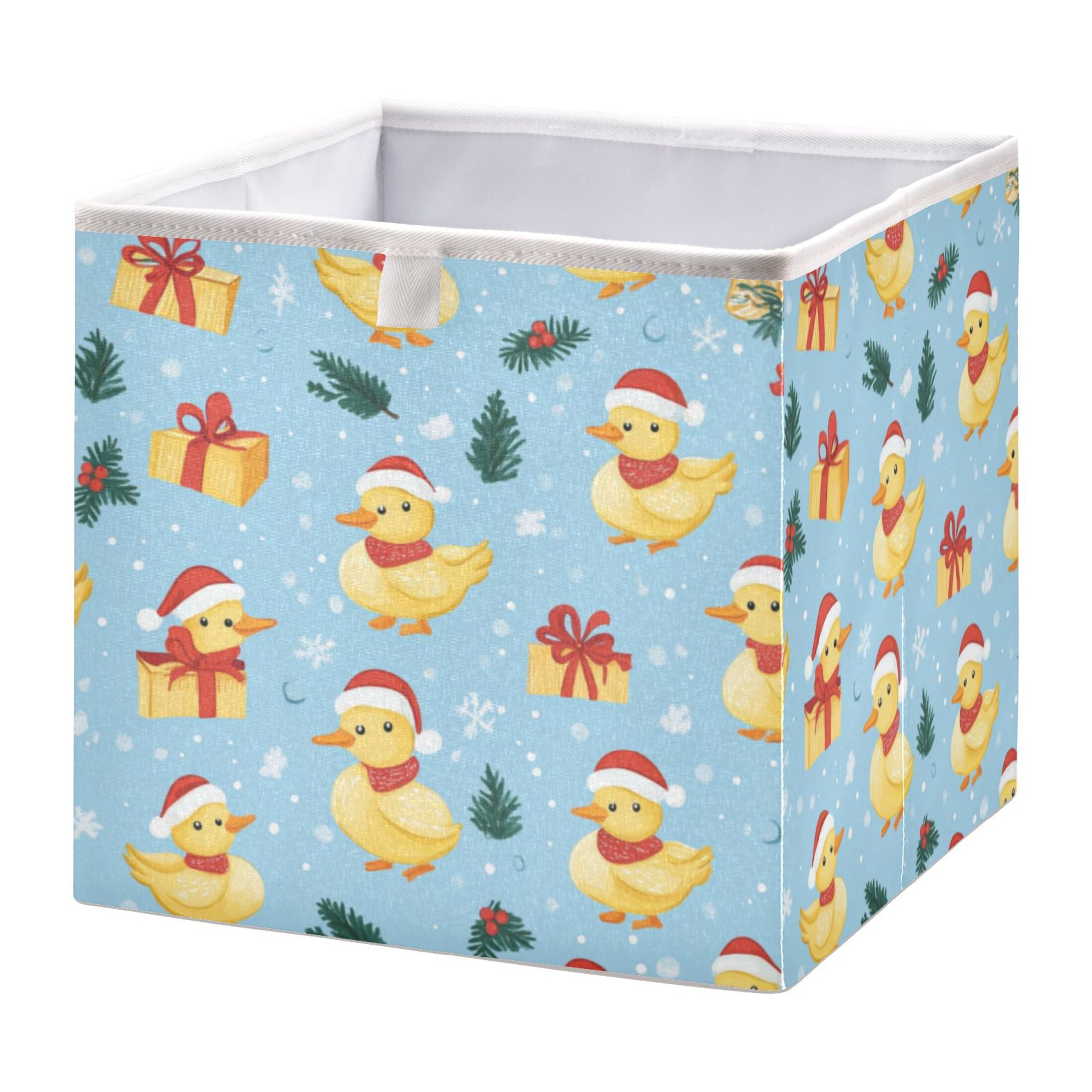 Cabinet Storage Basket 11.02x11.02x11.02 Inches Storage Box Foldable ...