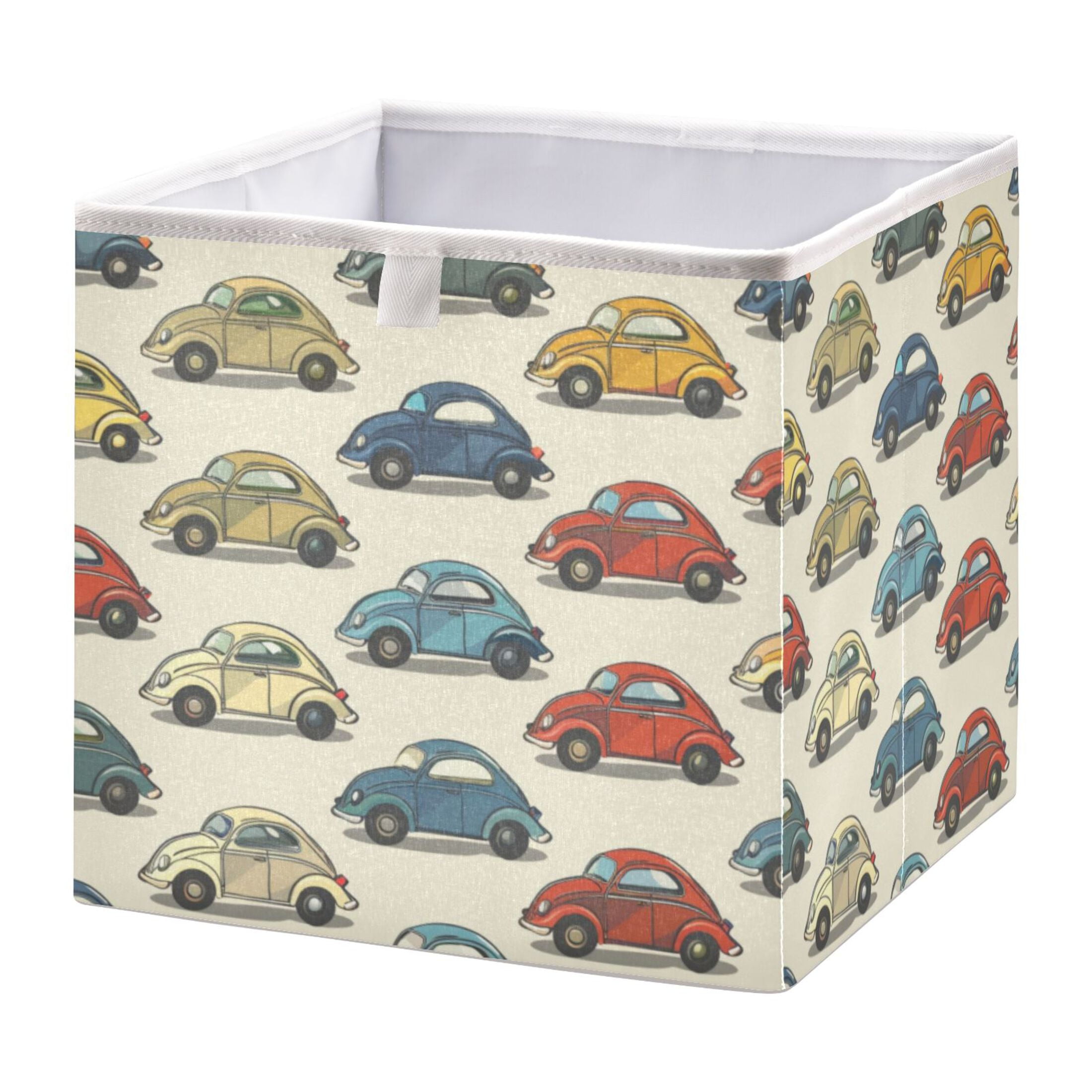 Cabinet Storage Basket 11.02x11.02x11.02 Inches Storage Box Foldable ...