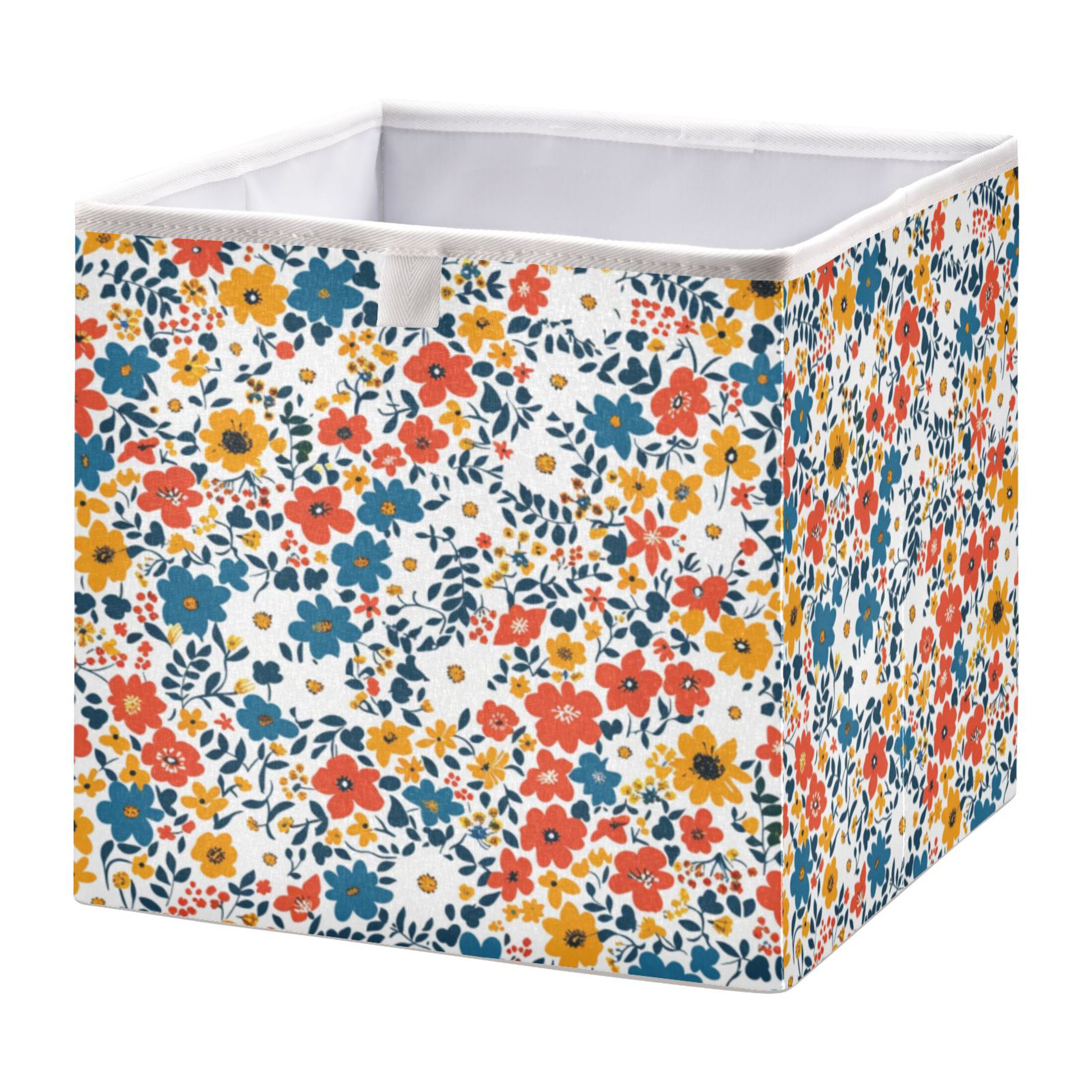 Cabinet Storage Basket 11.02x11.02x11.02 Inches Storage Box Foldable ...