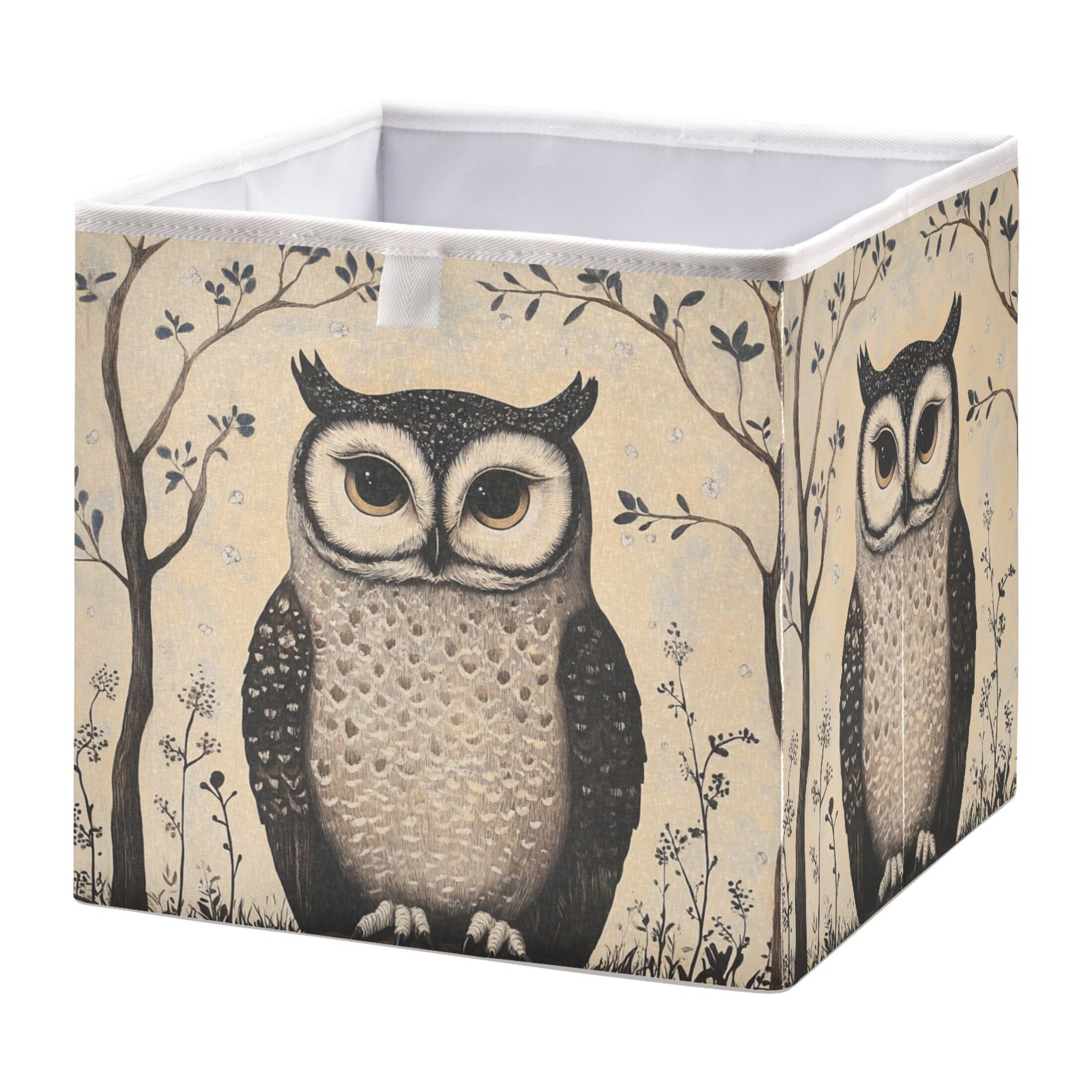Cabinet Storage Basket 11.02x11.02x11.02 Inches Storage Box Foldable ...