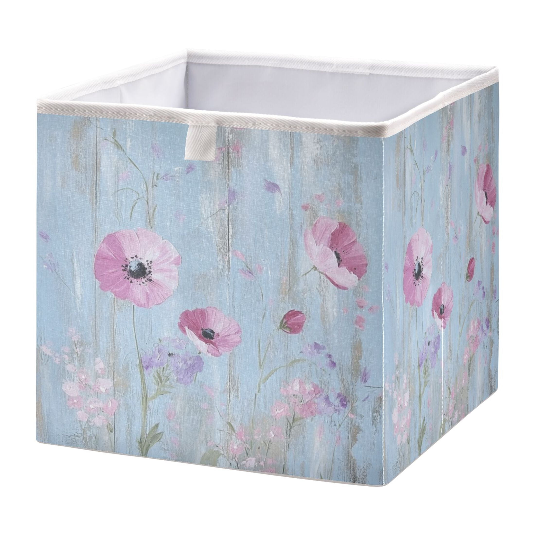 Cabinet Storage Basket 11.02x11.02x11.02 Inches Storage Box Foldable ...