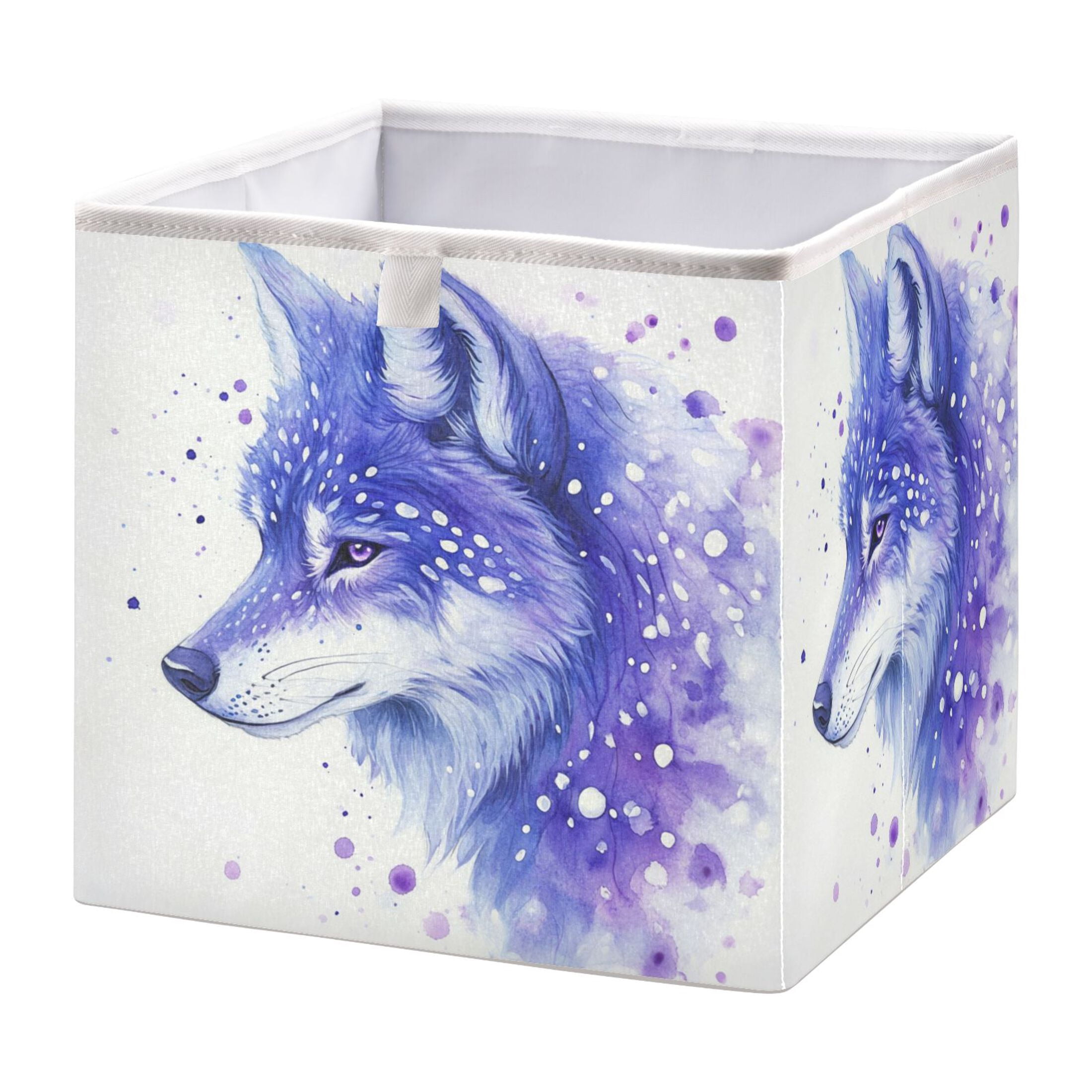 Cabinet Storage Basket 11.02x11.02x11.02 Inches Storage Box Foldable ...