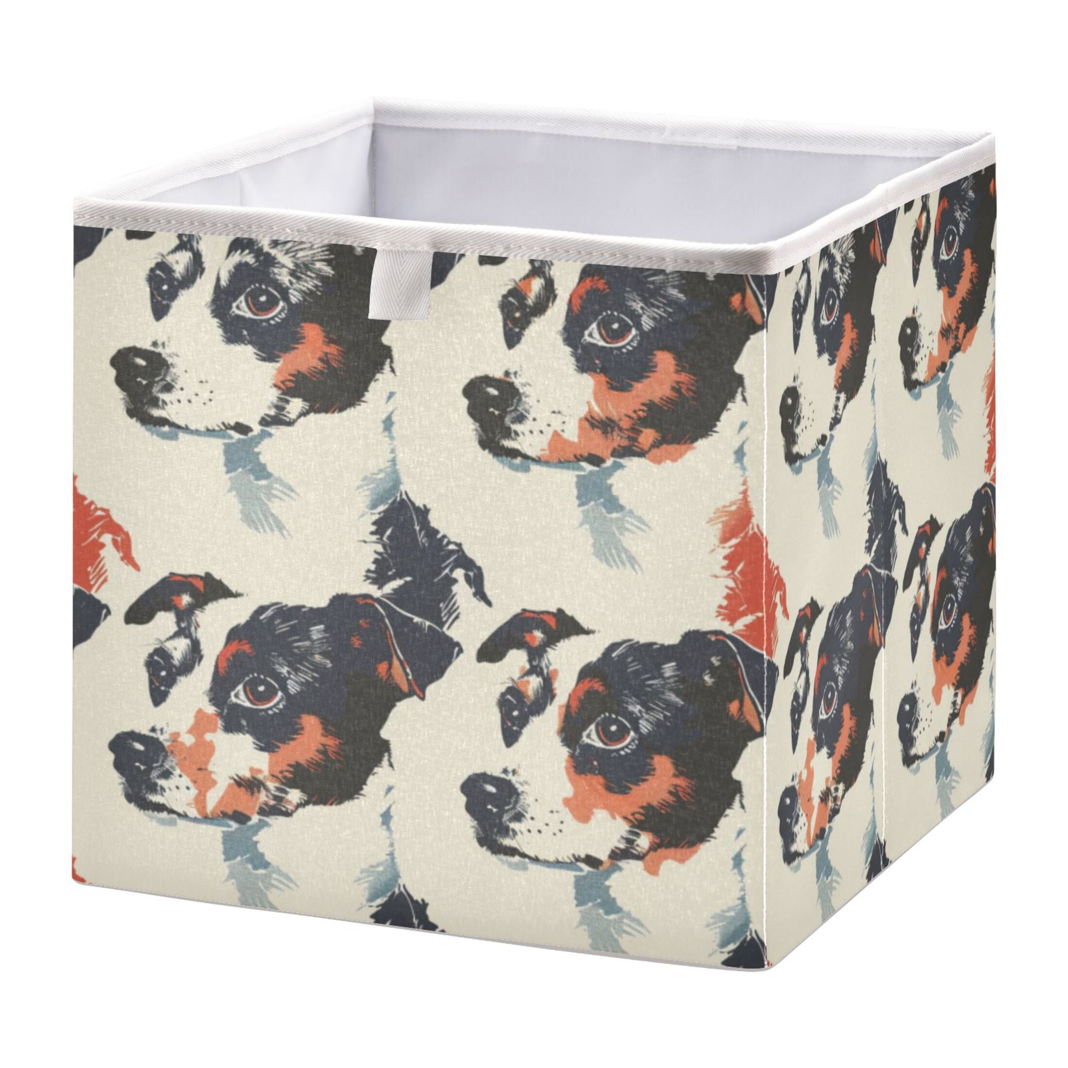 Cabinet Storage Basket 11.02x11.02x11.02 Inches Storage Box Foldable ...