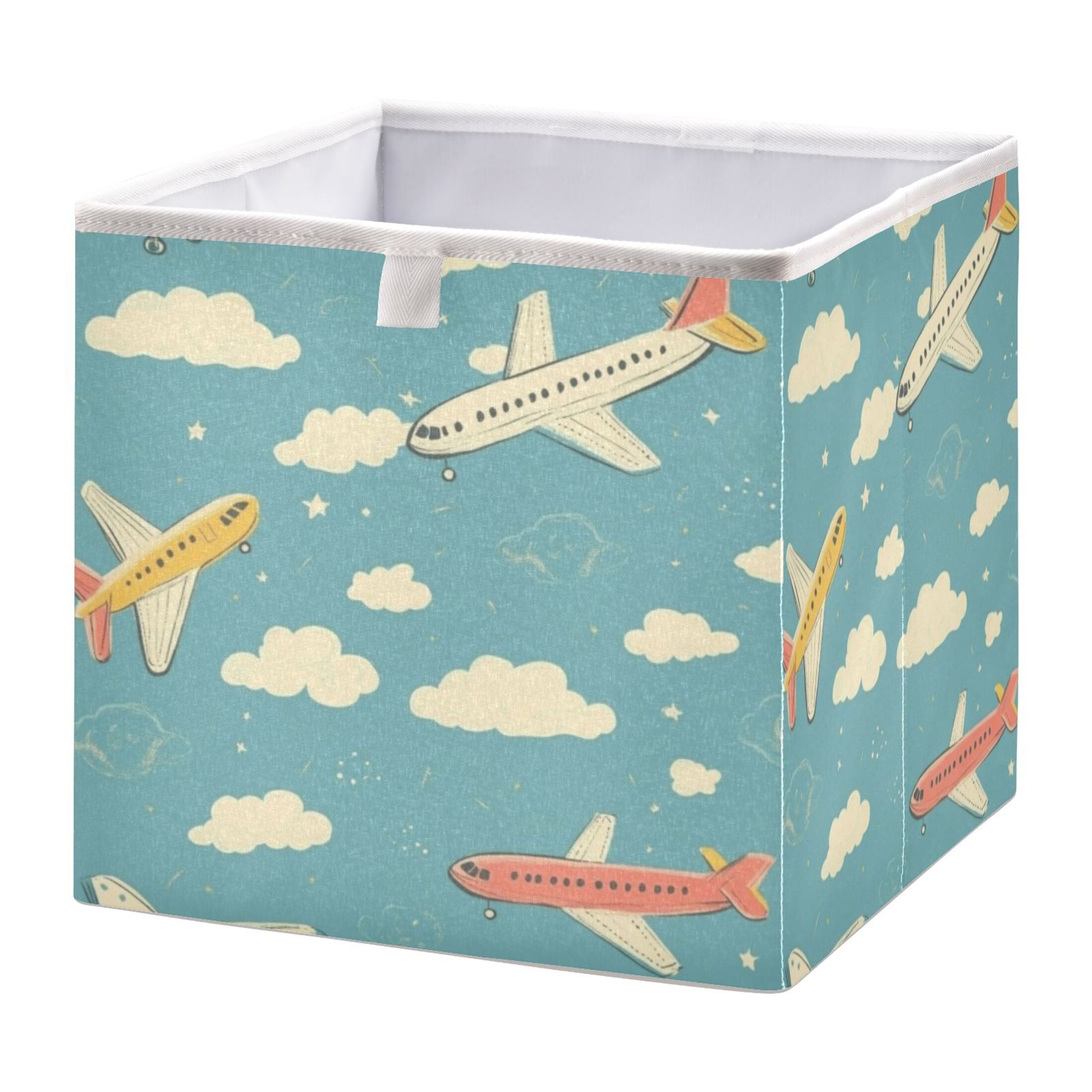 Cabinet Storage Basket 11.02x11.02x11.02 Inches Storage Box Foldable, Storable and Easy to ...