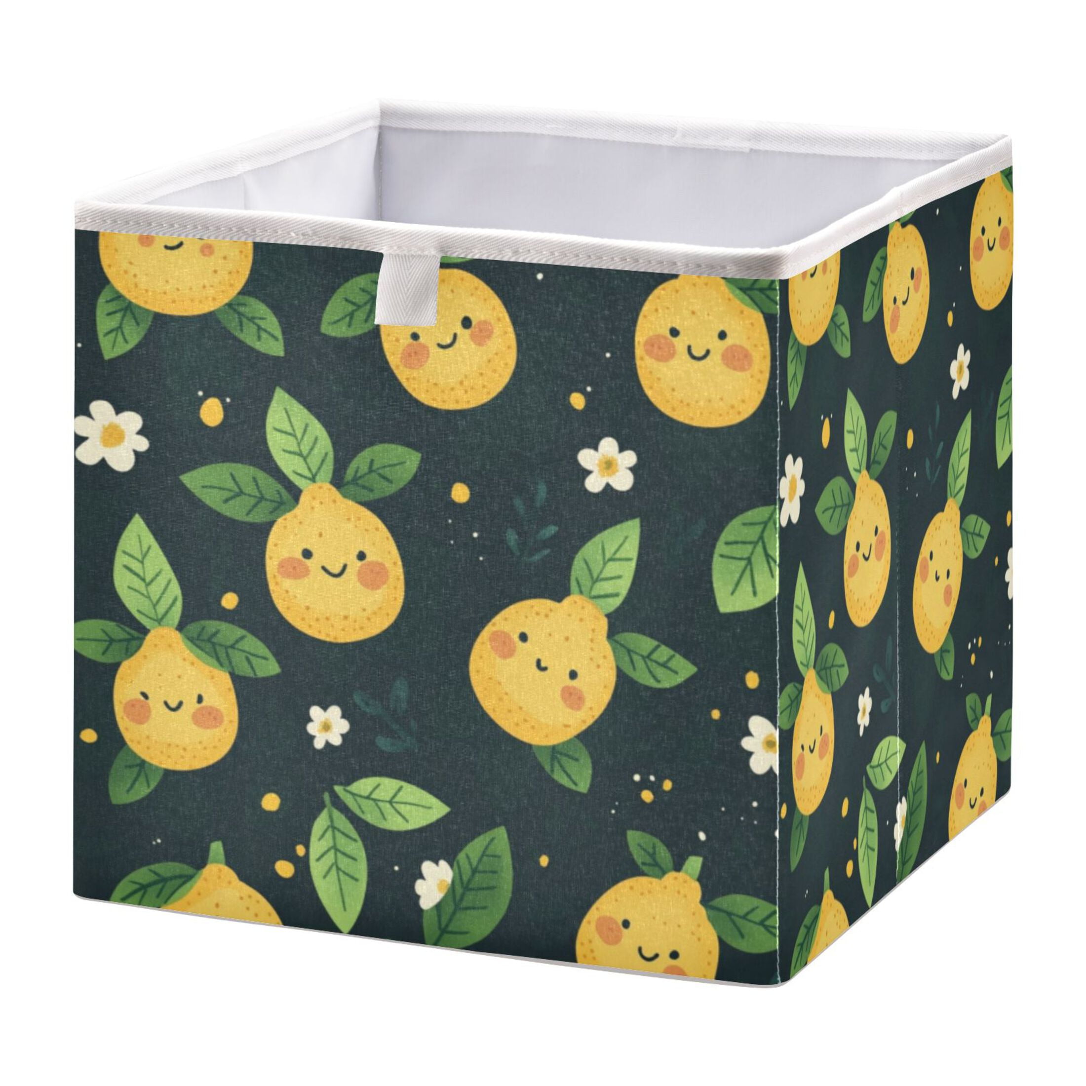 Cabinet Storage Basket 11.02x11.02x11.02 Inches Storage Box Foldable ...
