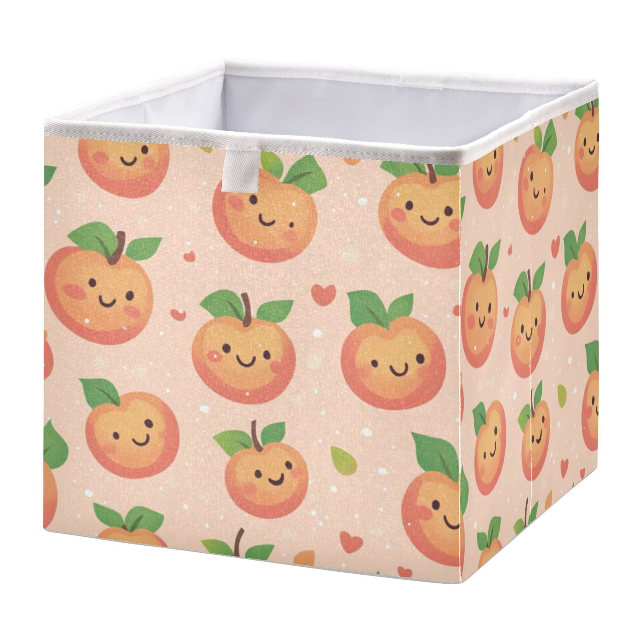 Cabinet Storage Basket 11.02x11.02x11.02 Inches Storage Box Foldable ...
