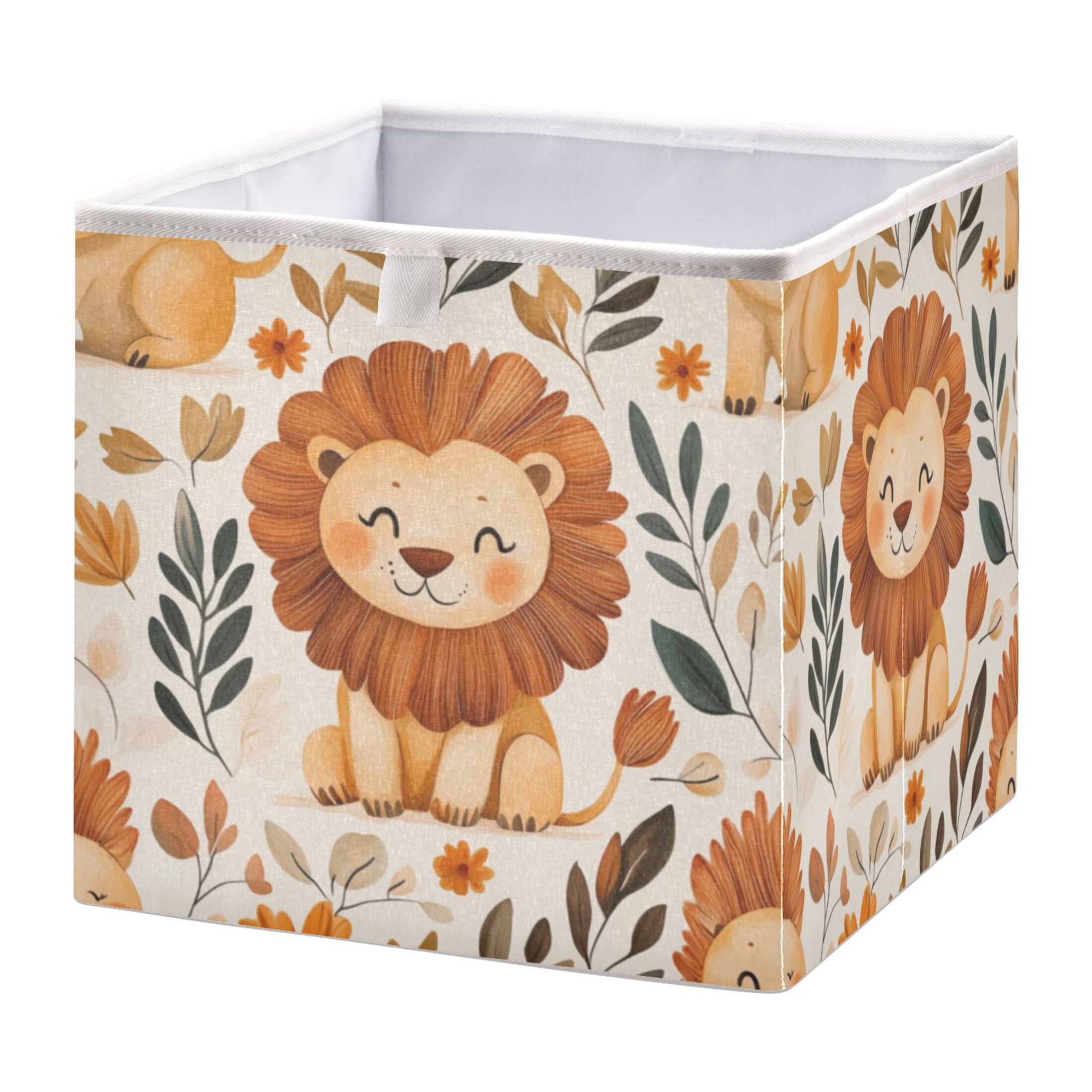 Cabinet Storage Basket 11.02x11.02x11.02 Inches Storage Box Foldable ...