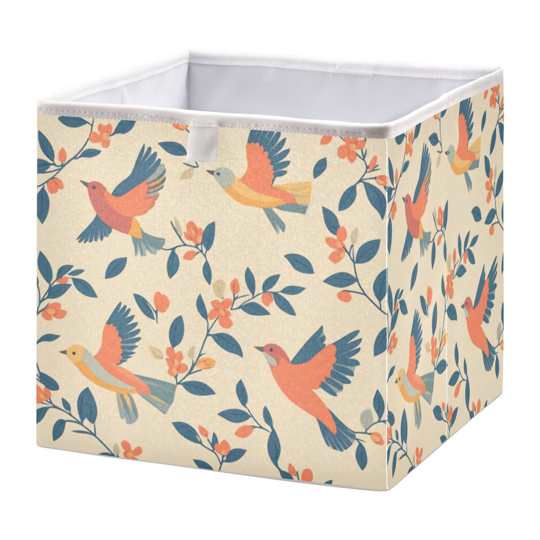 Cabinet Storage Basket 11.02x11.02x11.02 Inches Storage Box Foldable ...