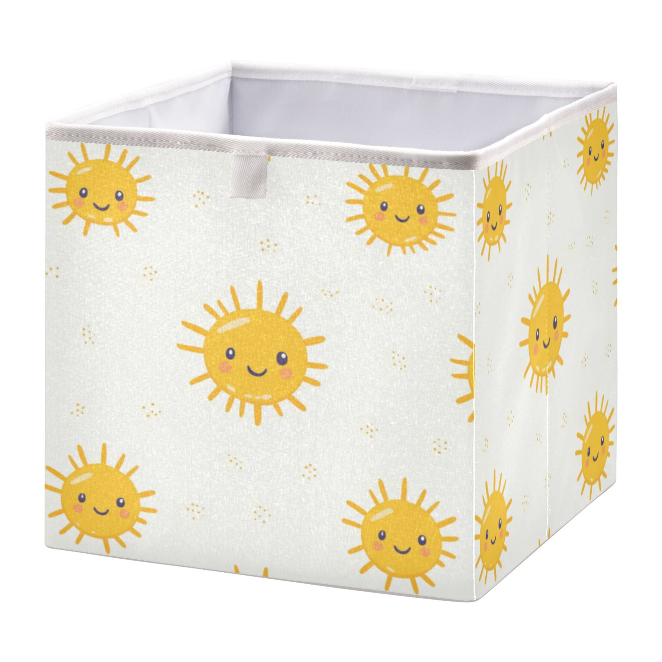 Cabinet Storage Basket 11.02x11.02x11.02 Inches Storage Box Foldable ...