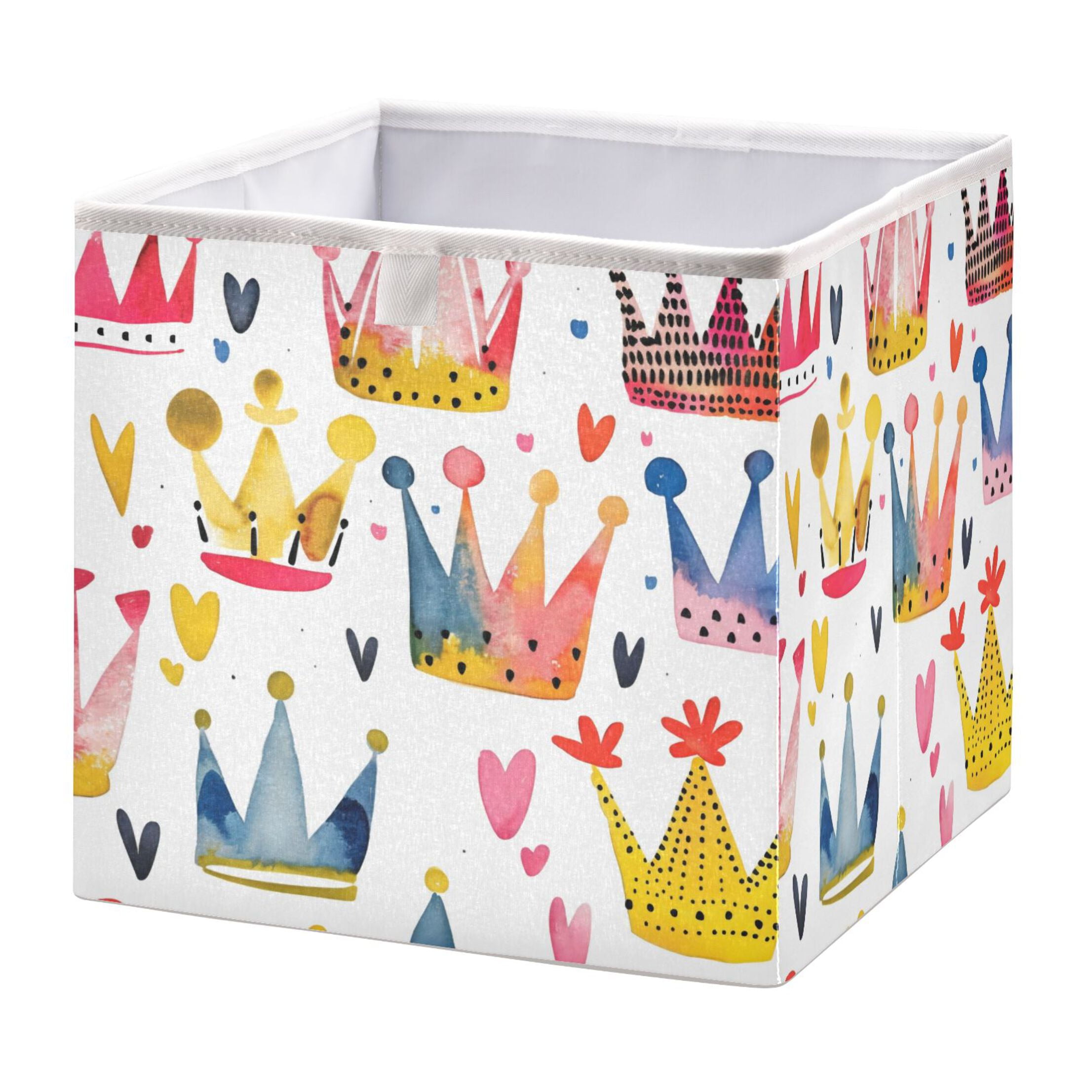 Cabinet Storage Basket 11.02x11.02x11.02 Inches Storage Box Foldable ...